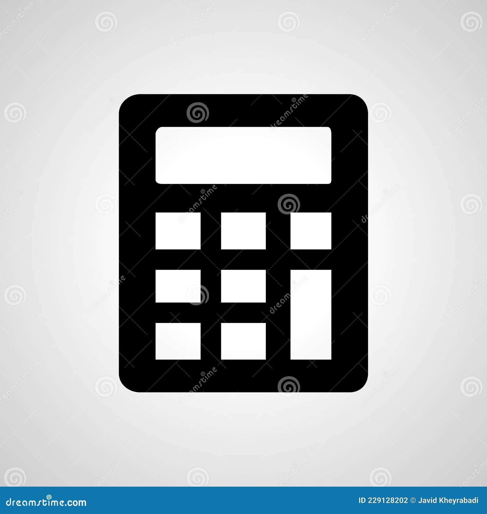 Calculator Simple Icon. Calculator Isolated Vector Icon Stock ...