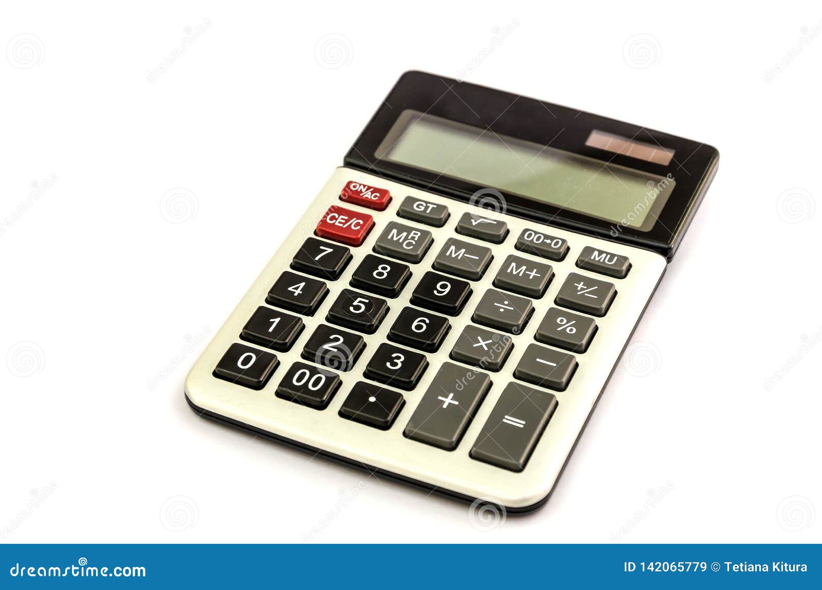 Calculator Isolated on White Background Stock Image - Image of design ...