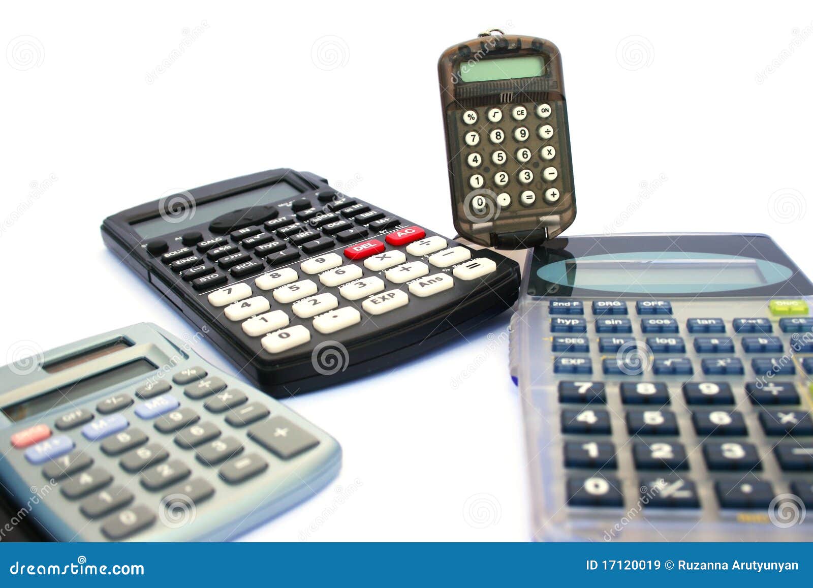 Calculators stock image. Image of isolated, accounting - 17120019