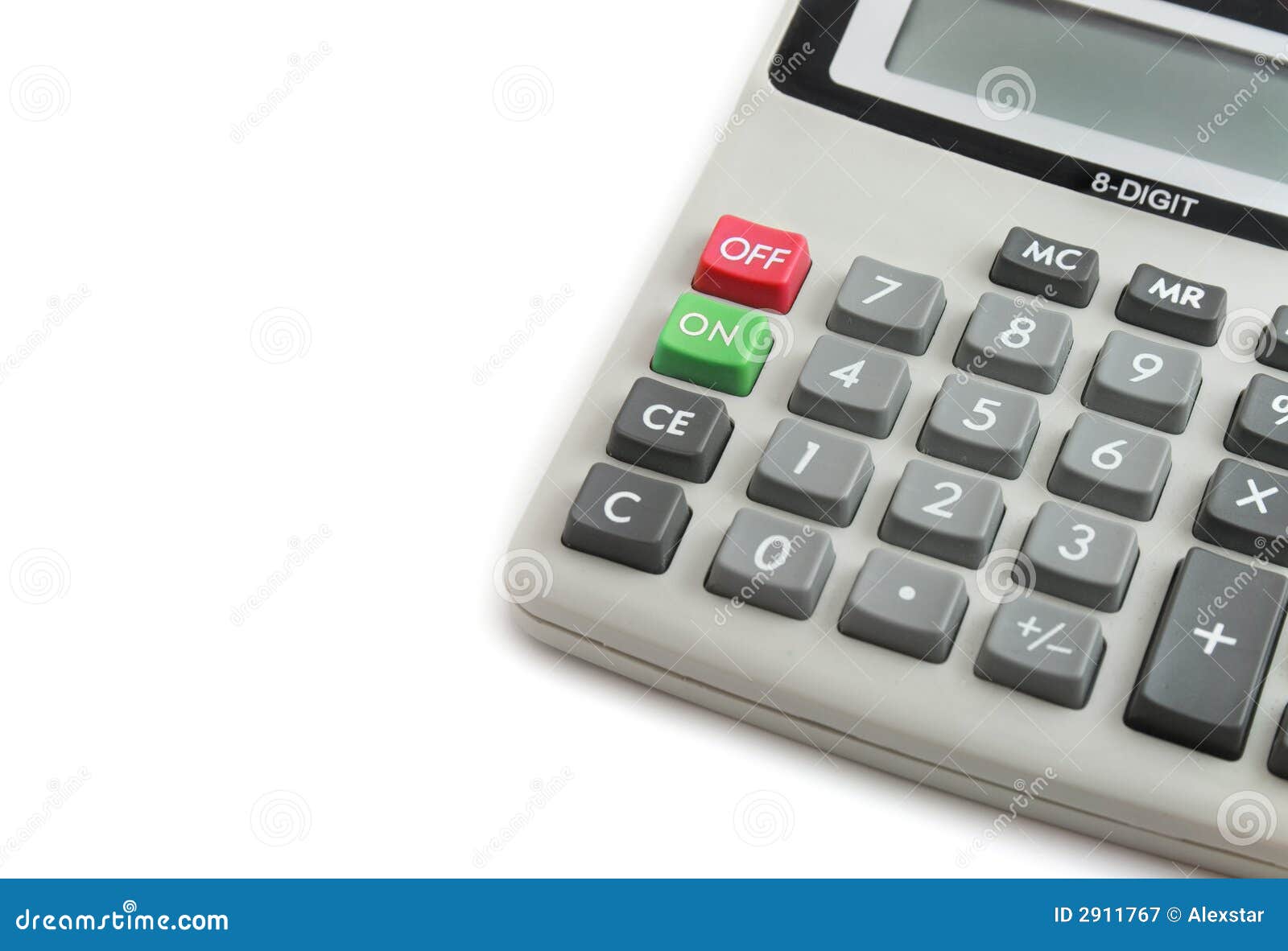 Calculatrice image stock. Image du chiffres, calcul, isolement - 2911767