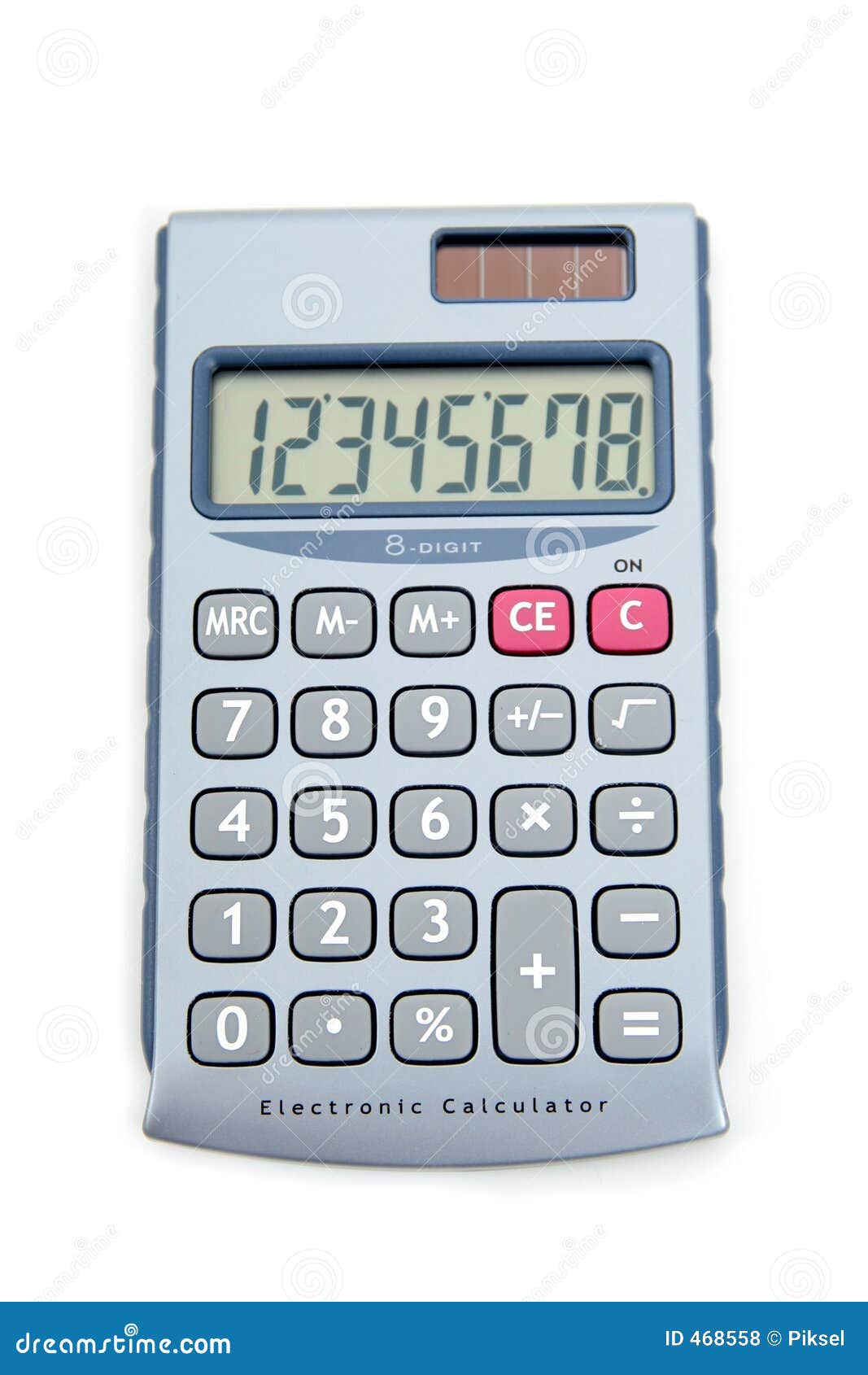 Calculatrice photo stock. Image du exactitude, affaires - 468558