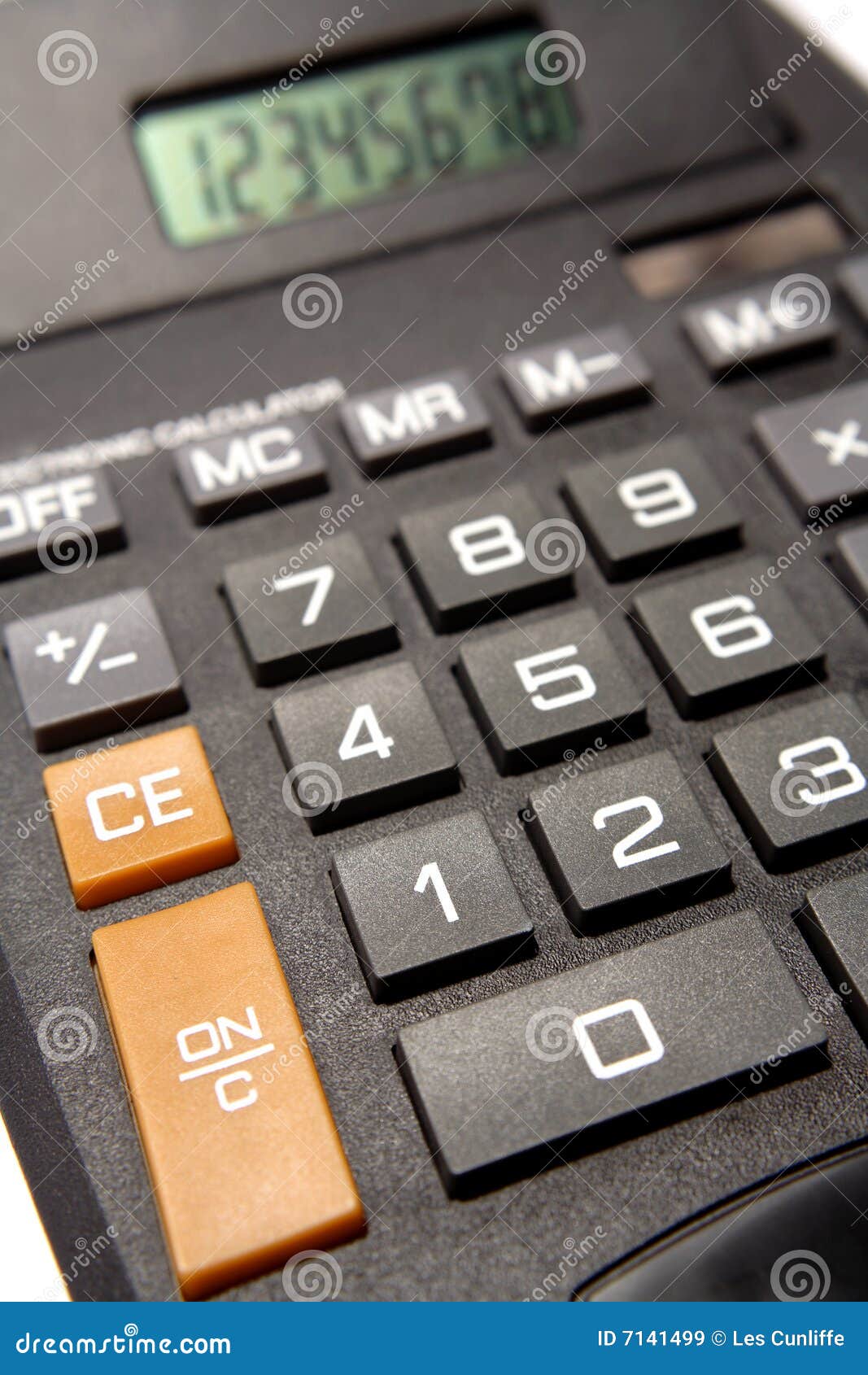 Calculatrice image stock. Image du numéros, objet, fermer - 7141499