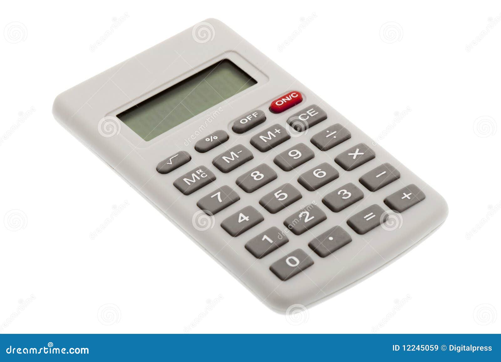Calculette image stock. Image du somme, compte, prévoyez - 12245059