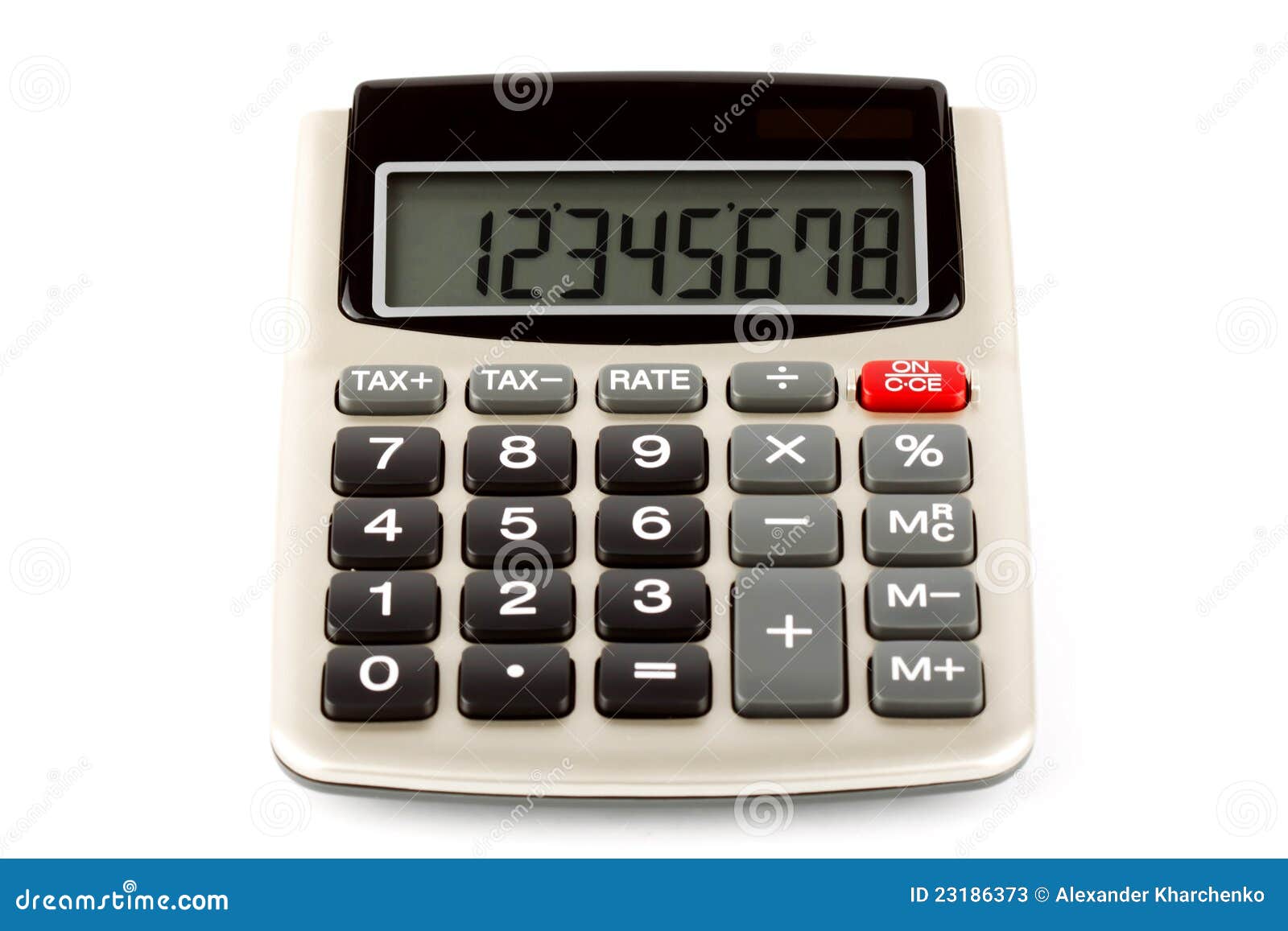 Calculette image stock. Image du multiplication, gris - 23186373