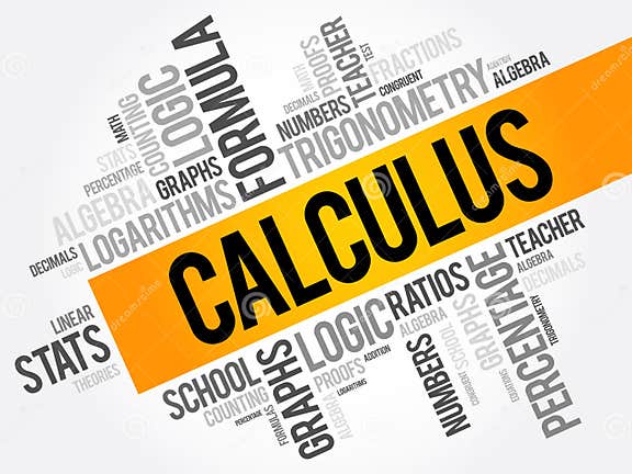 Calculus Word Cloud Collage, Education Concept Background Stock ...