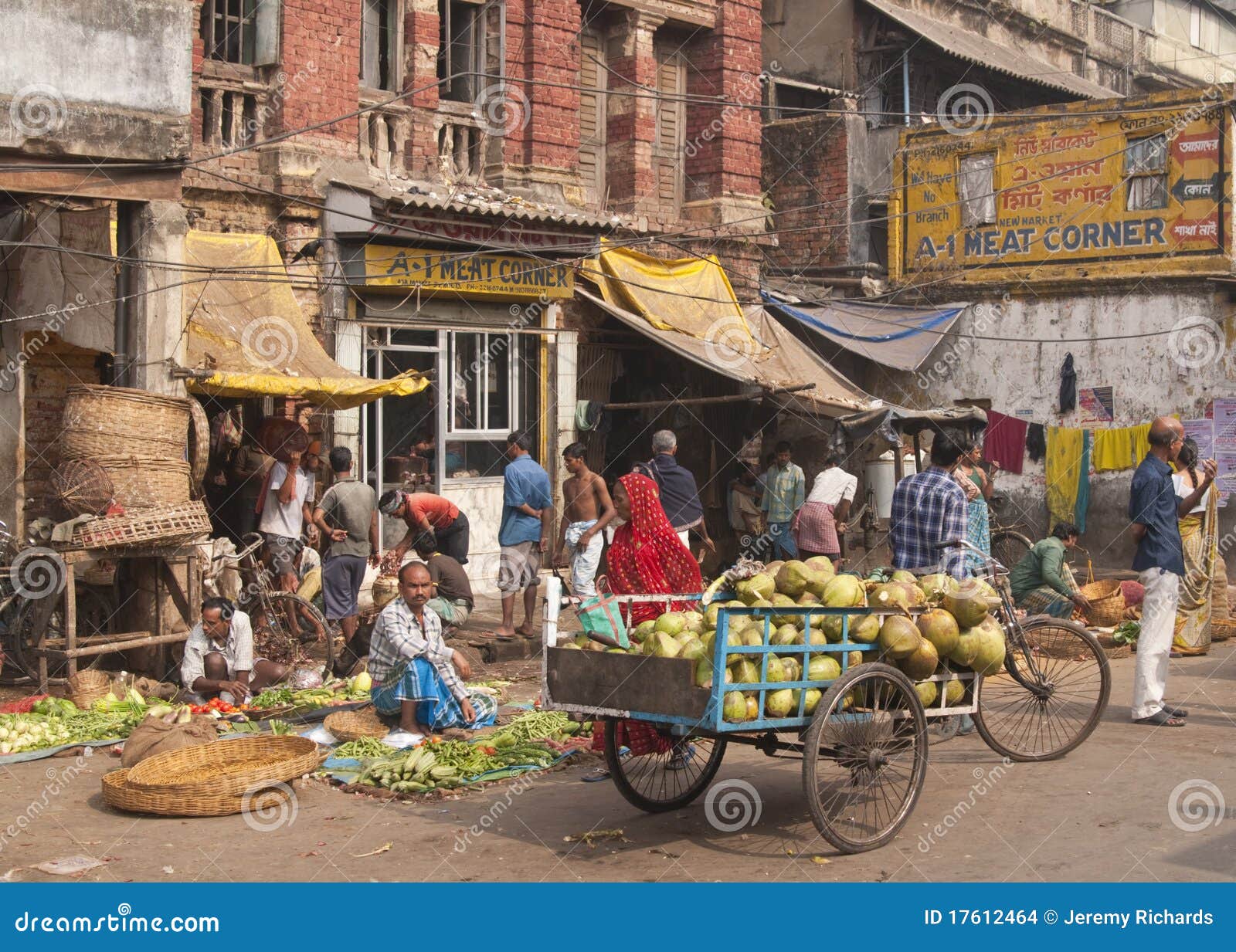 A Vegetable Market In A Slum On A Tropical Island Editorial Photo ...