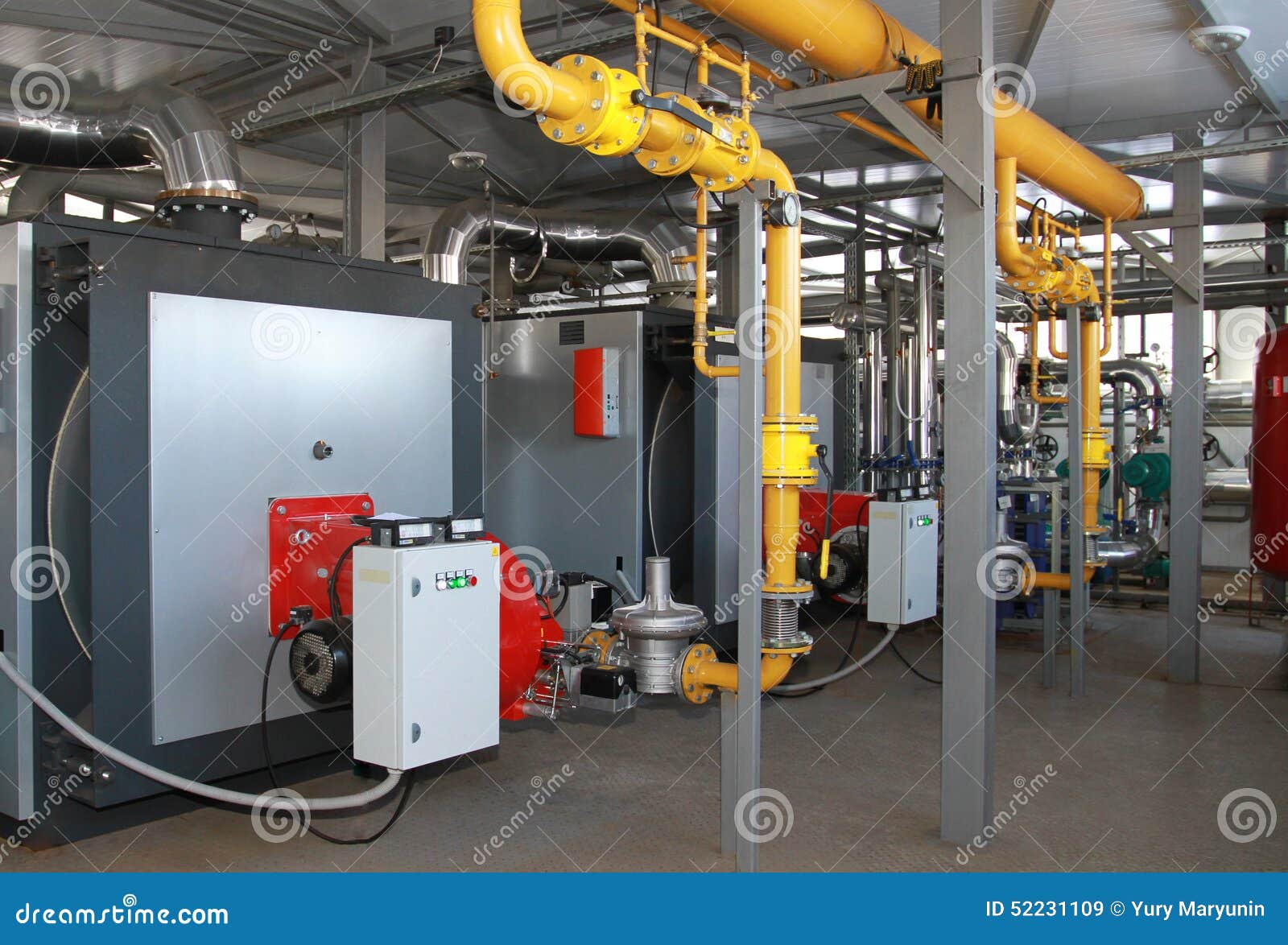 Caldera-casa Moderna Del Gas Imagen de archivo - Imagen de antorcha ...