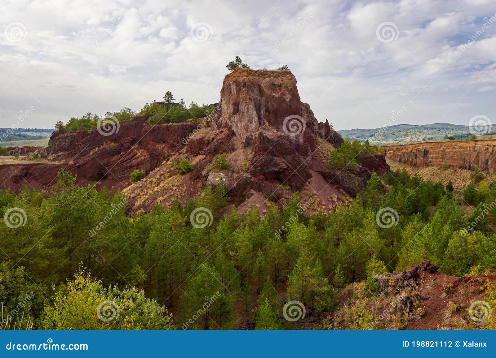 Caldera of an Extinct Volcano Stock Photo - Image of formation, erosion ...