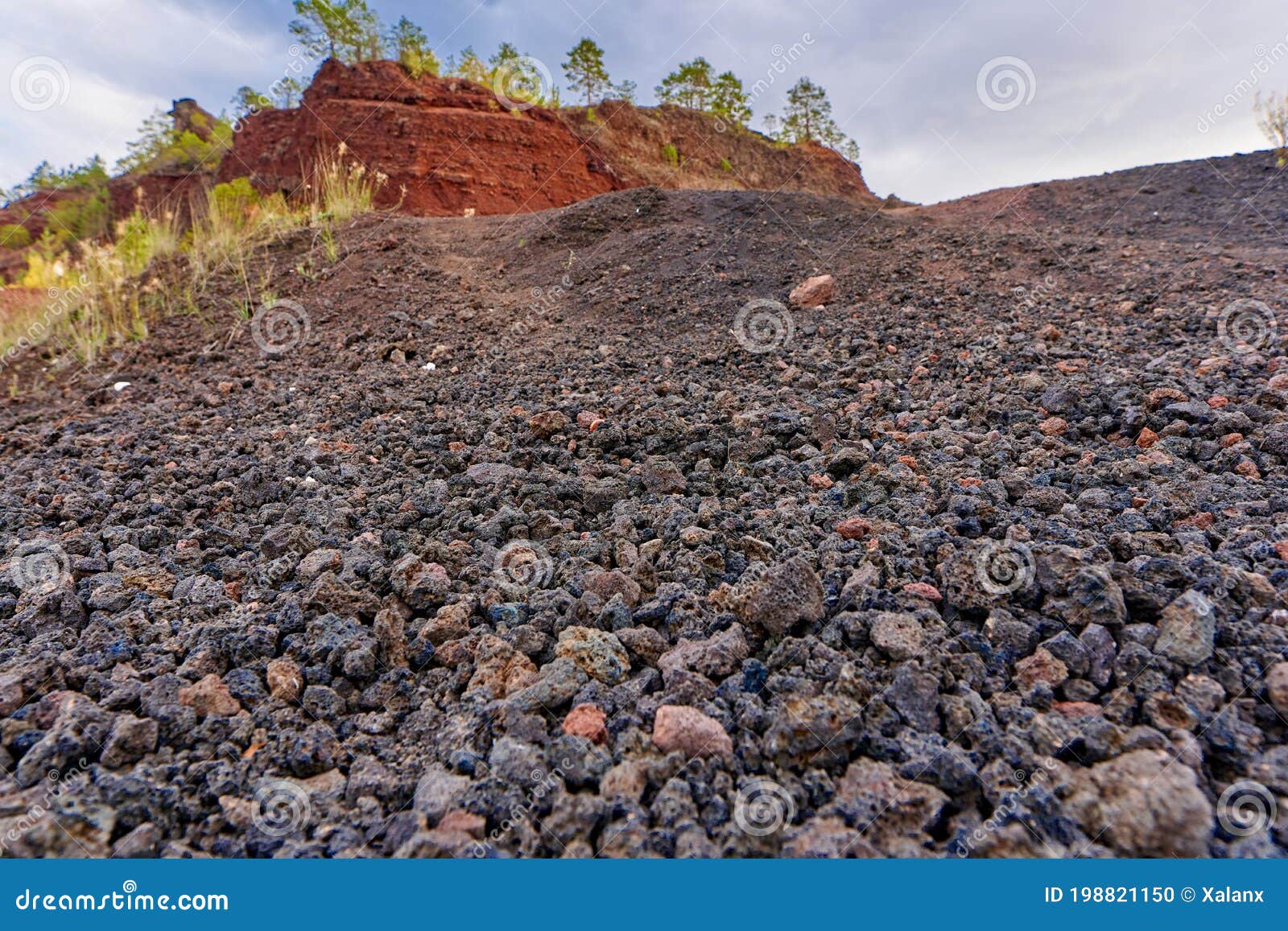 Caldera of an Extinct Volcano Stock Photo - Image of basalt, erosion ...