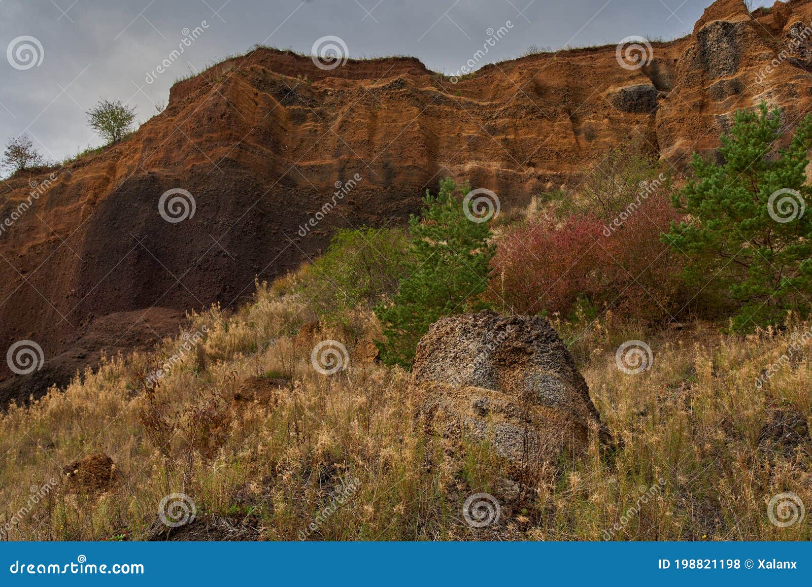 Caldera of an Extinct Volcano Stock Photo - Image of erosion, landscape ...