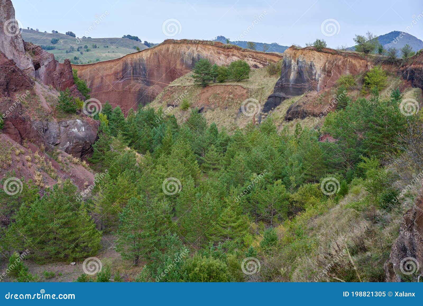 Caldera of an Extinct Volcano Stock Image - Image of rock, dross: 198821305