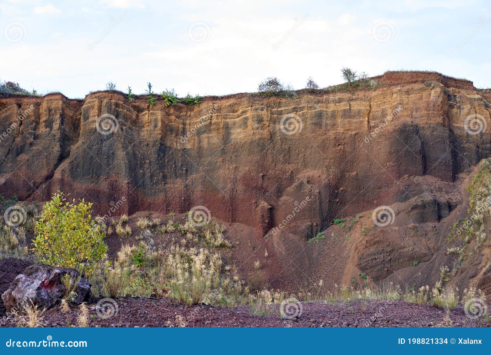 Caldera of an Extinct Volcano Stock Photo - Image of geological ...