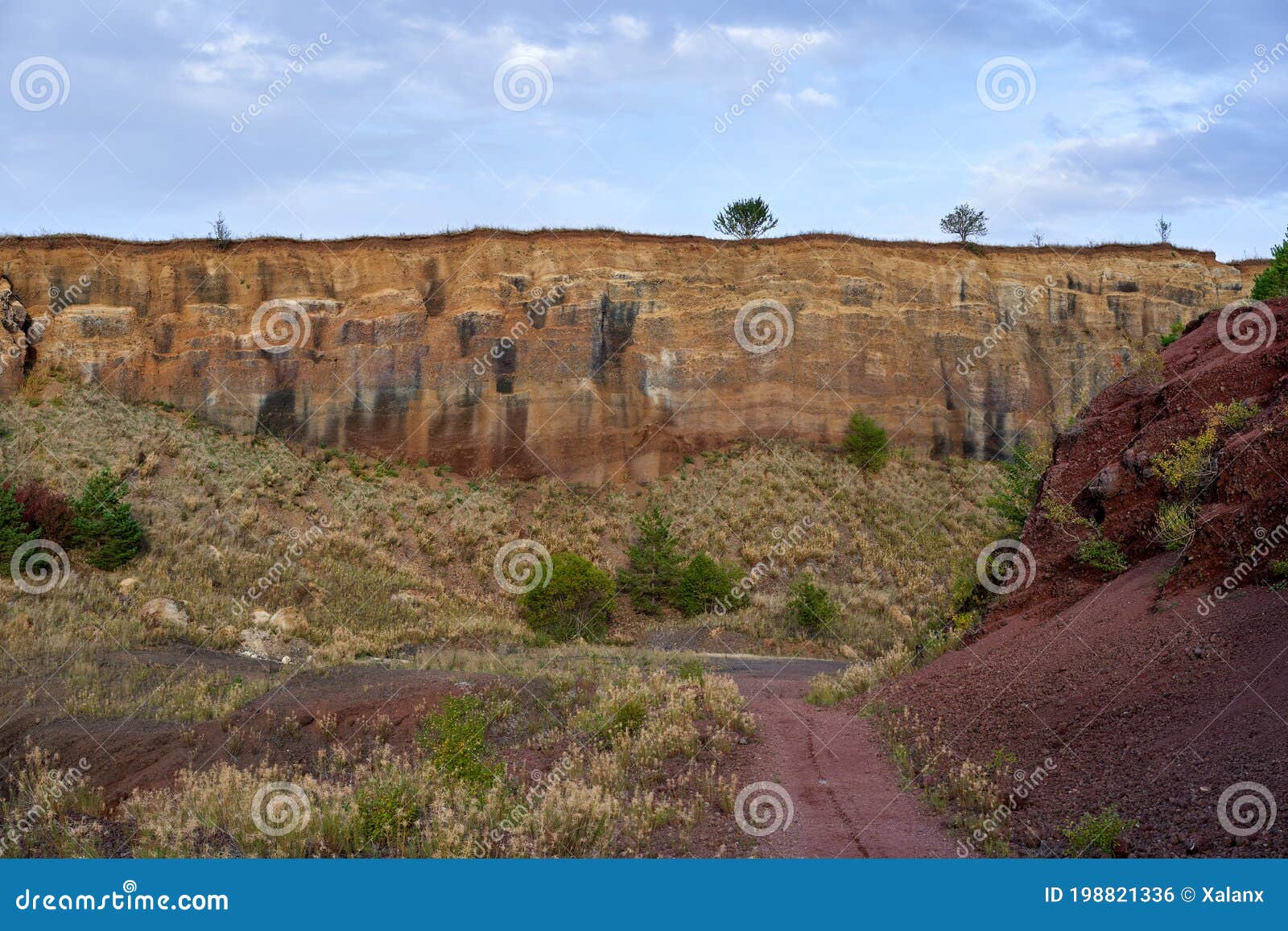 Caldera of an Extinct Volcano Stock Photo - Image of geological ...