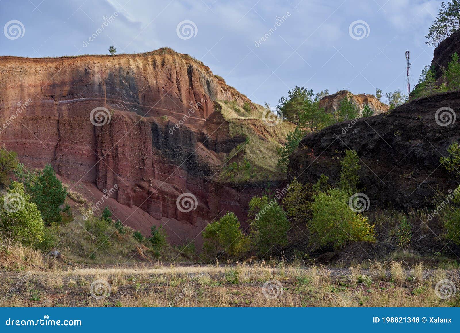 Caldera of an Extinct Volcano Stock Photo - Image of erosion, rock ...