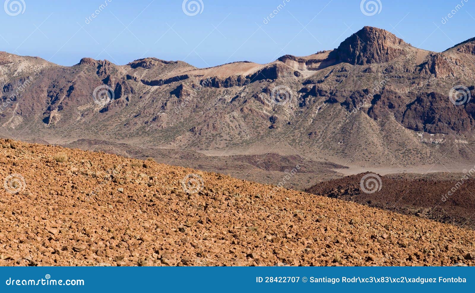 Caldera of Mount Teide stock image. Image of panorama - 28422707