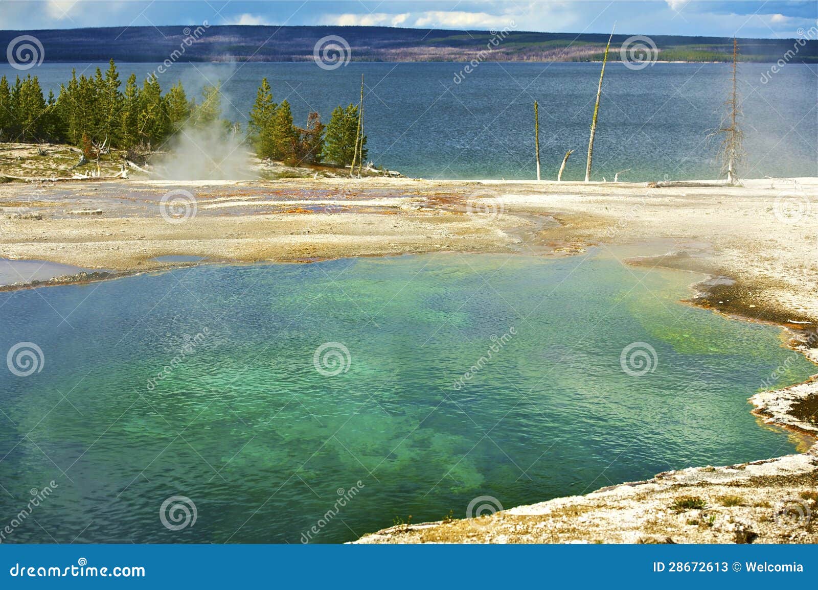 Caldera Pool stock image. Image of heat, lavas, natural - 28672613