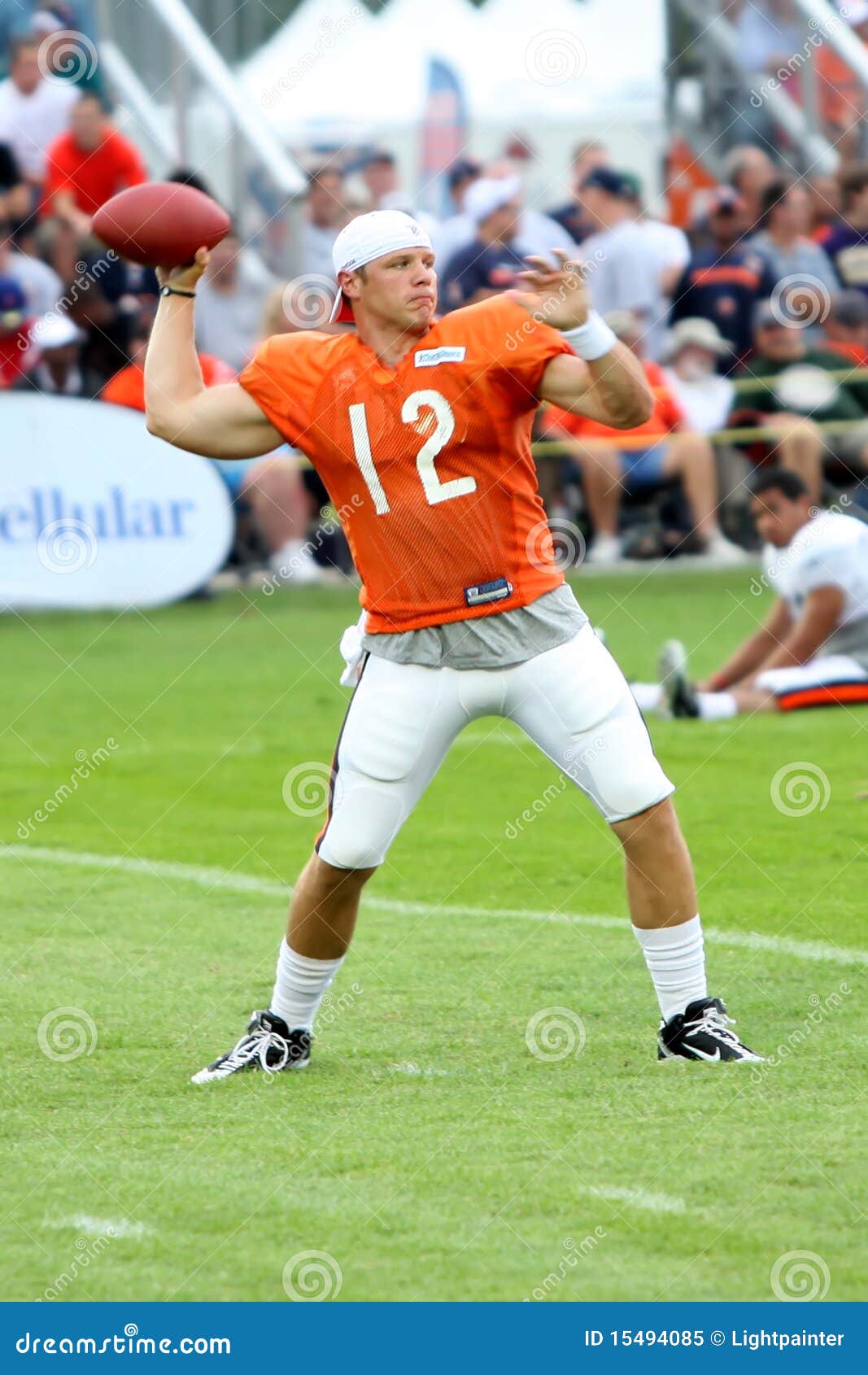 Caleb hanie, chicago bears editorial image. Image of chicago - 15494085