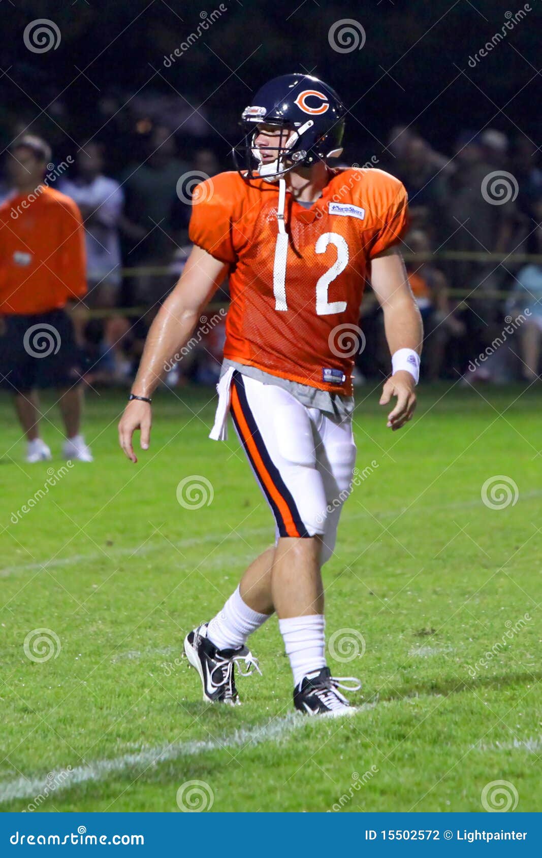 Caleb Hanie, Draagt Chicago Redactionele Fotografie - Image of spel ...