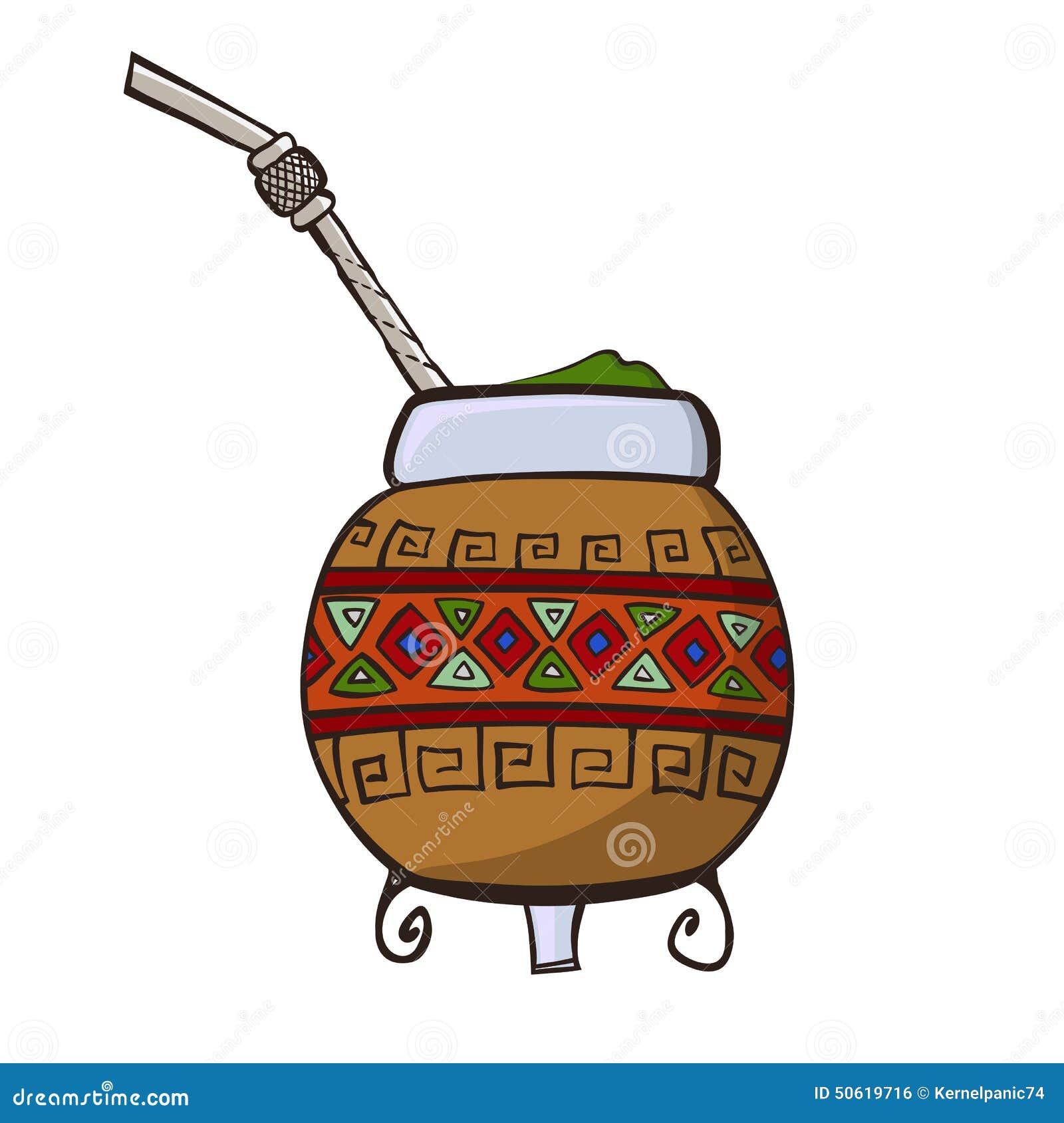 Calebasse illustration de vecteur. Illustration du dessin - 50619716