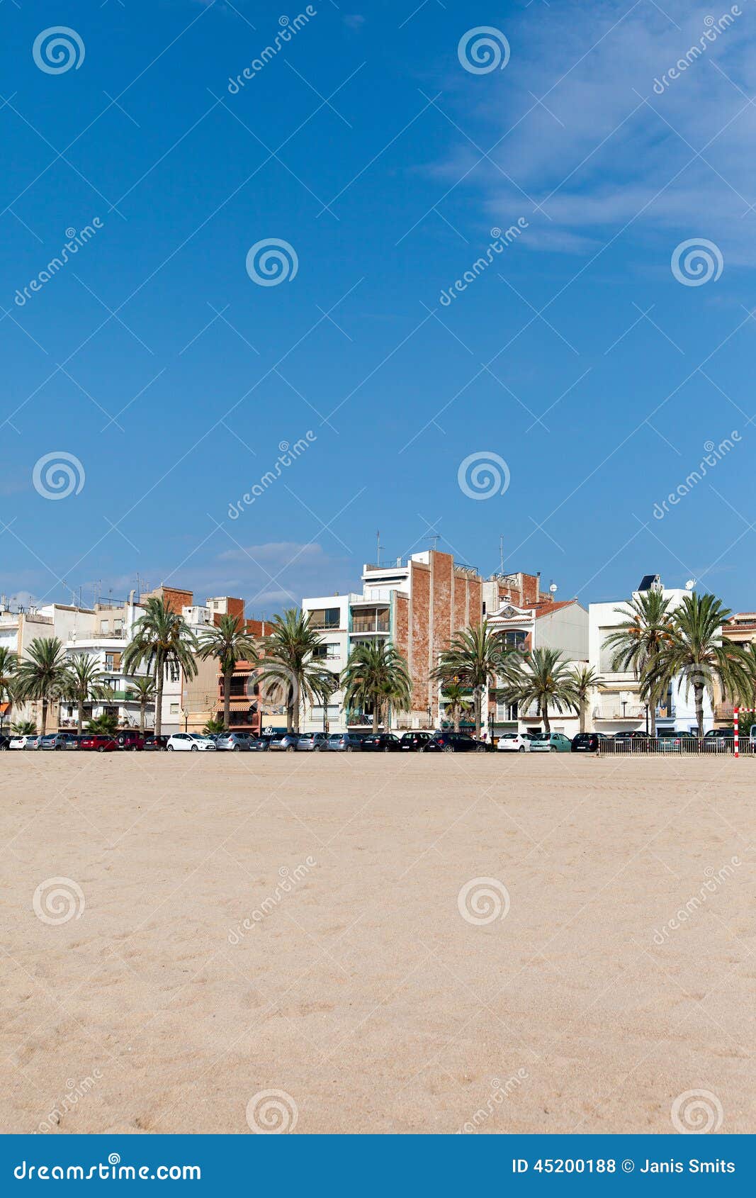 Calella city , Spain. stock photo. Image of seascape - 45200188