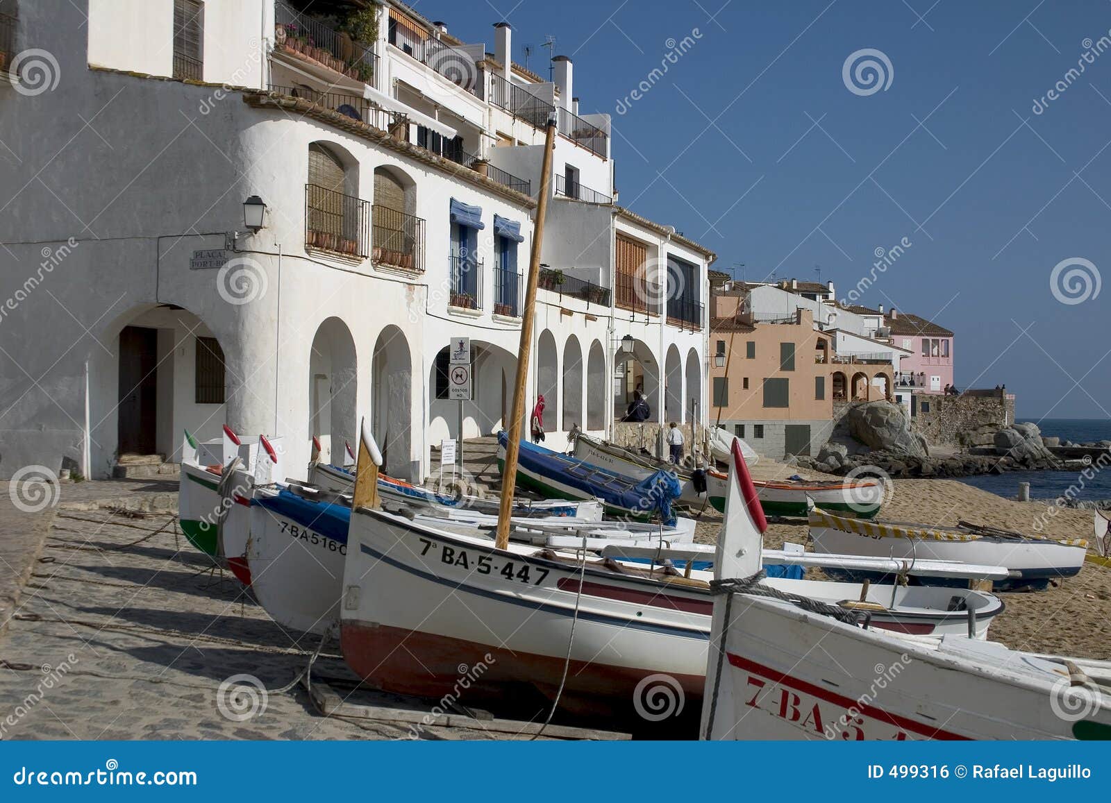 Calella De Palafrugell, Catalonia, Spain Stock Photo - Image of costa ...
