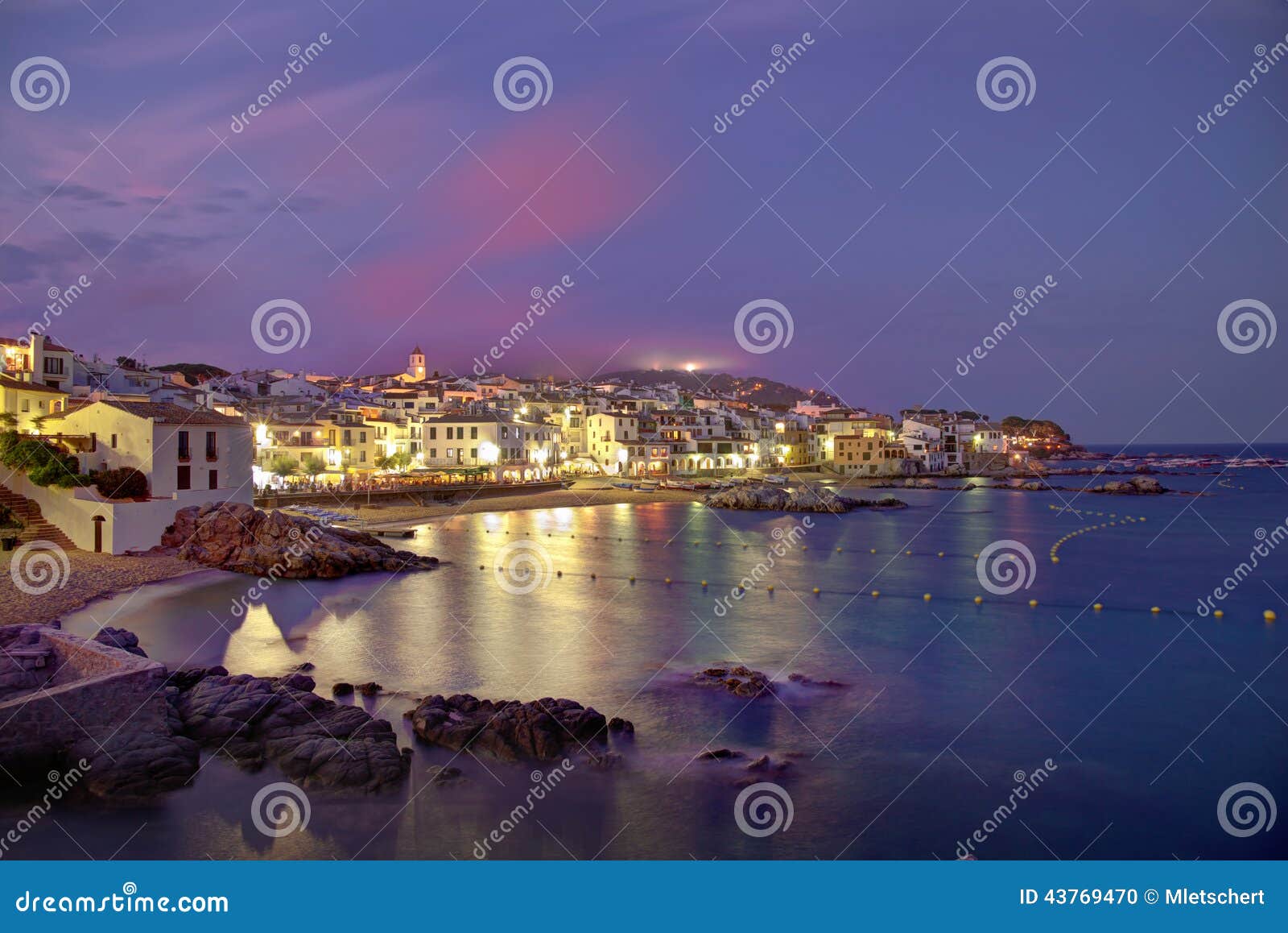 Calella De Palafrugell, Costa Brava, Catalogna, Spagna Fotografia Stock ...