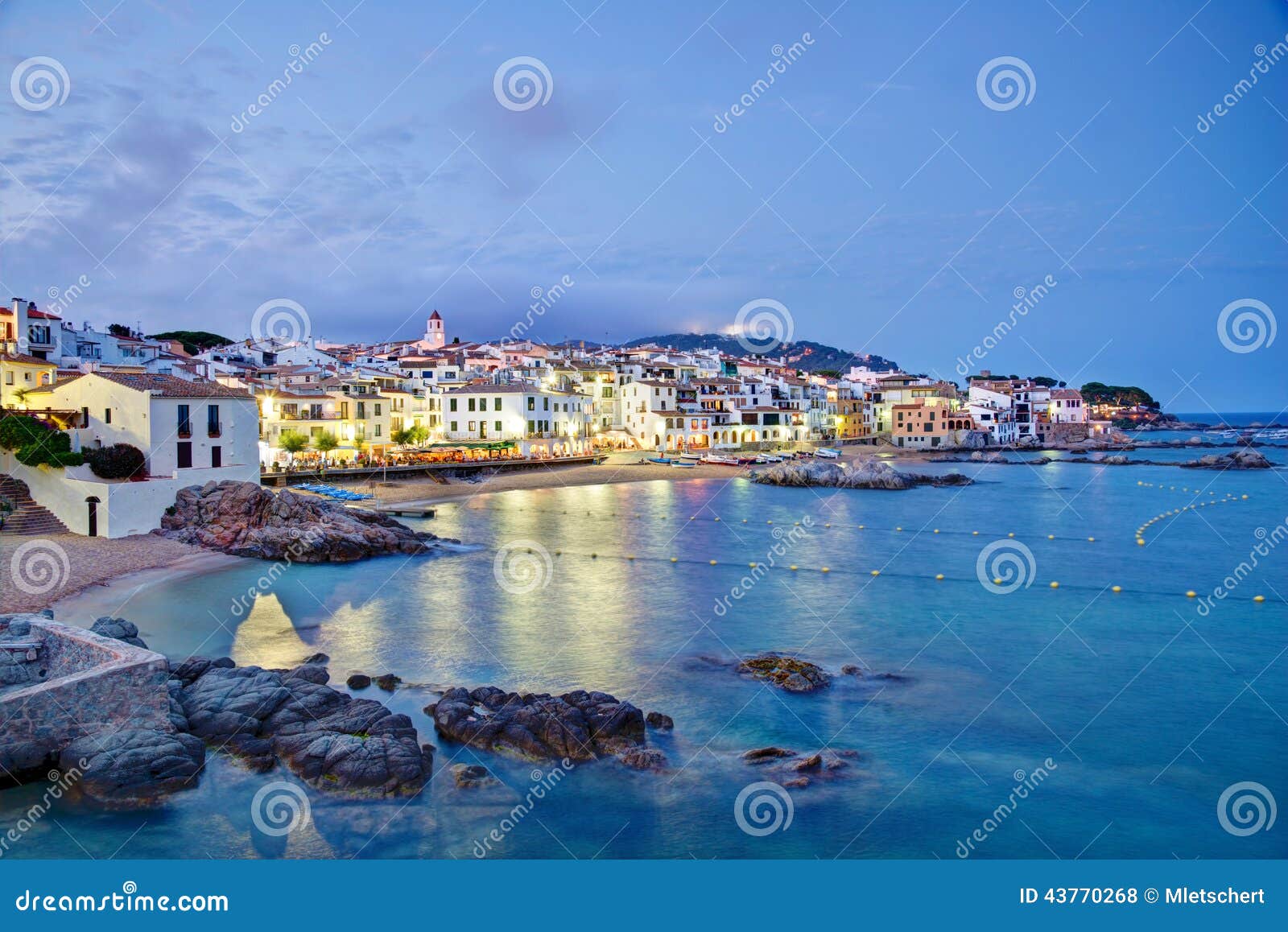 Calella De Palafrugell, Costa Brava, Catalogna, Spagna Fotografia Stock ...