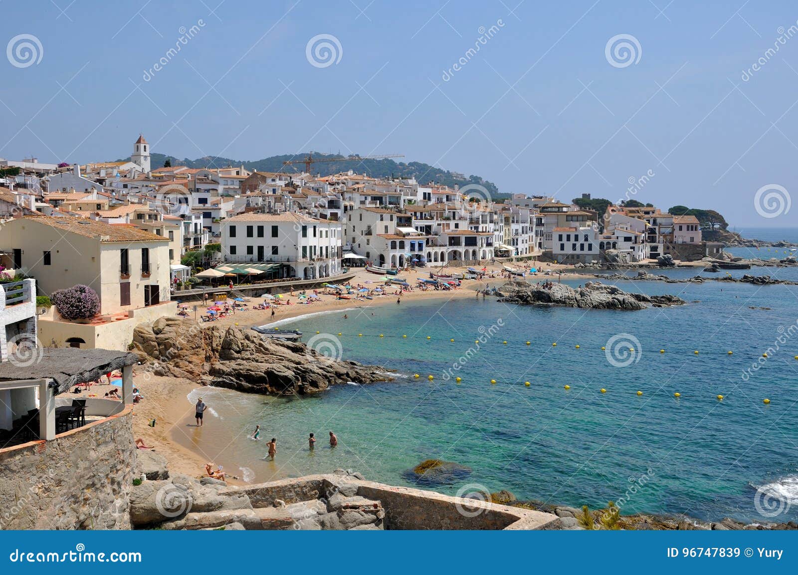 Calella De Palafrugell Costa Brava, Espagne Image stock éditorial ...