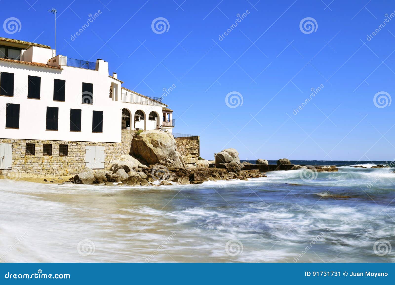 Calella De Palafrugell, Spagna Immagine Stock - Immagine di oceano ...
