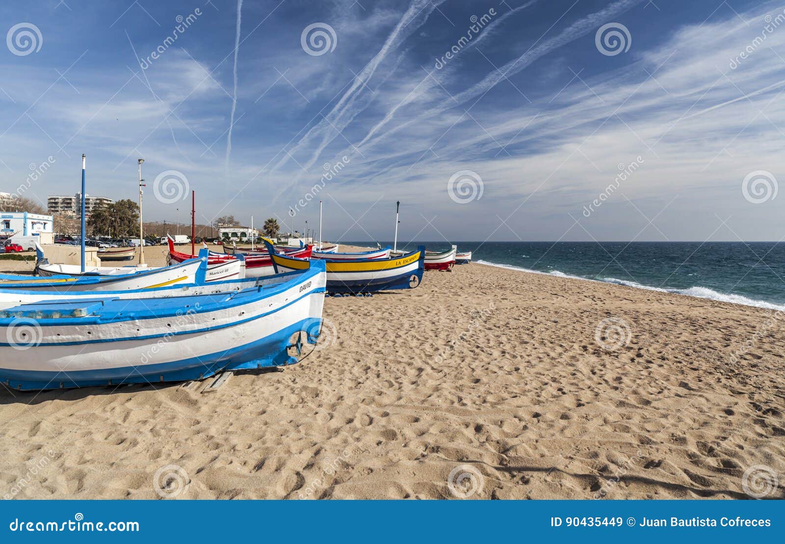 Calella Mars, Catalogne, Espagne Image stock éditorial - Image du ...