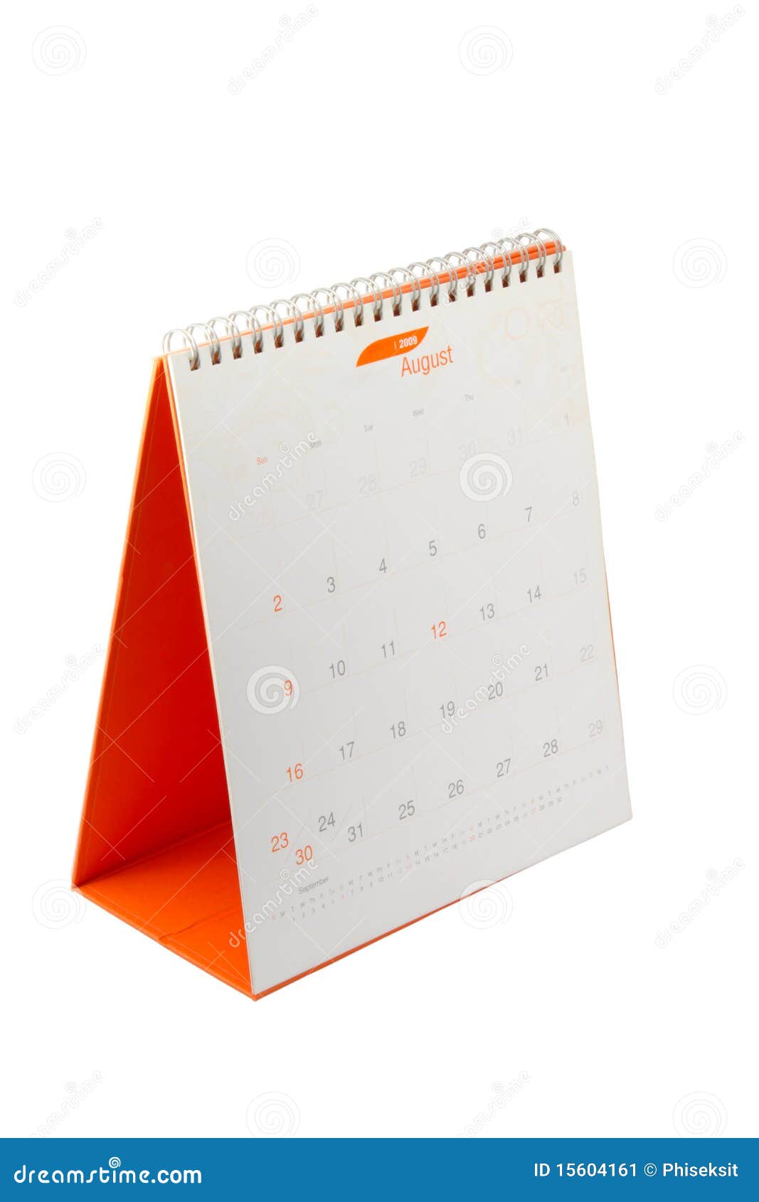 Calendar. stock image. Image of plan, month, paper, front - 15604161