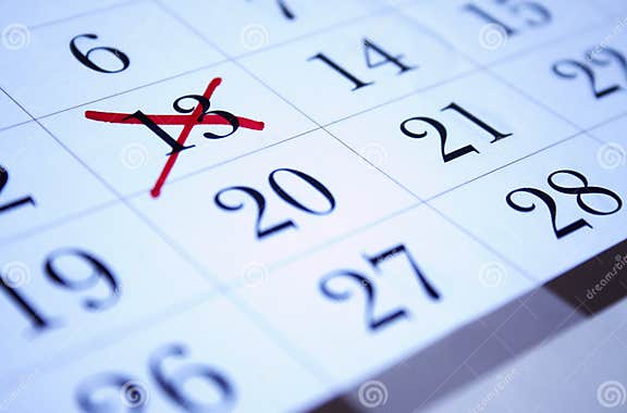Calendar stock image. Image of date, failure, 13th, disaster - 5847709