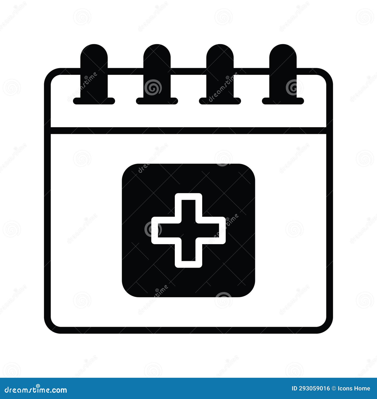 Calendar with Add Symbol Ready To Use Vector Stock Vector ...