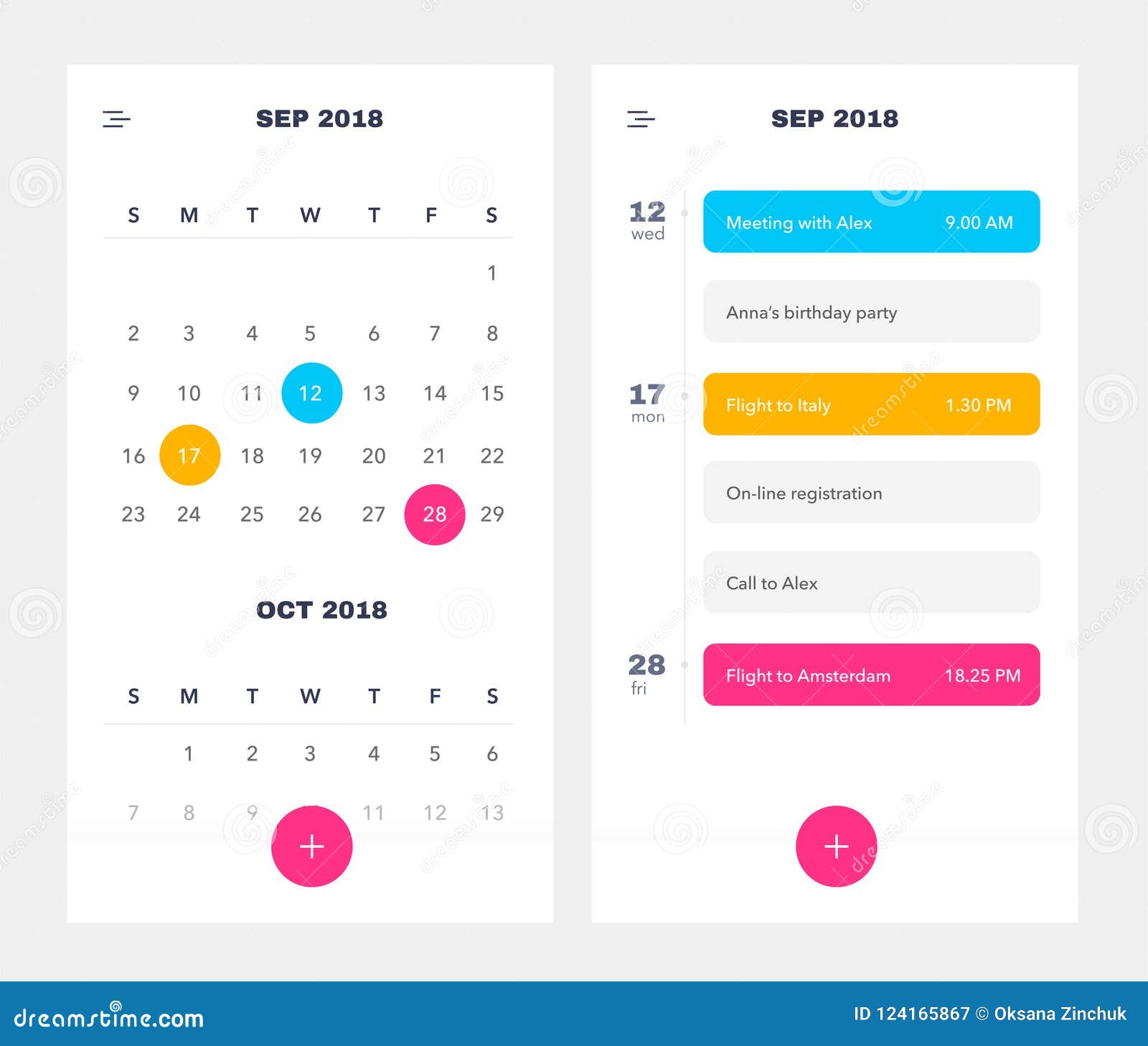 Calendar Application Template with To Do List and Tasks UI UX. Design ... Calendar Application Template with To Do List and Tasks UI UX. Design ...
