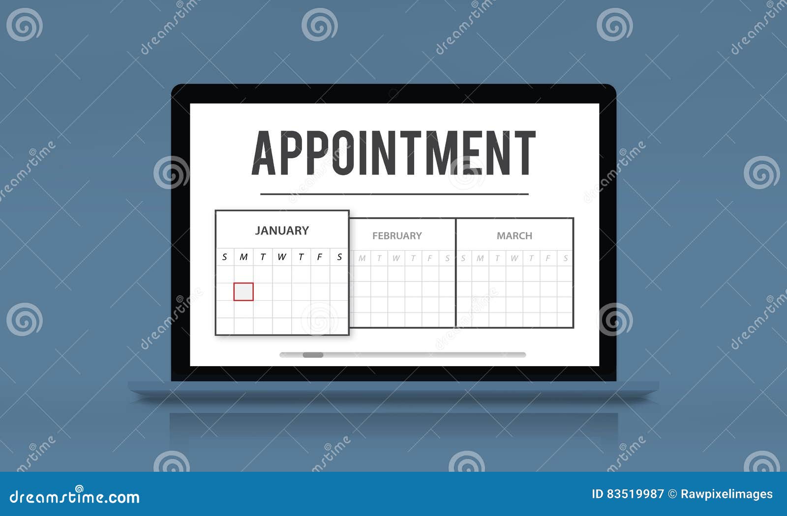 Calendar Appointment Date Agenda Concept Stock Illustration ...