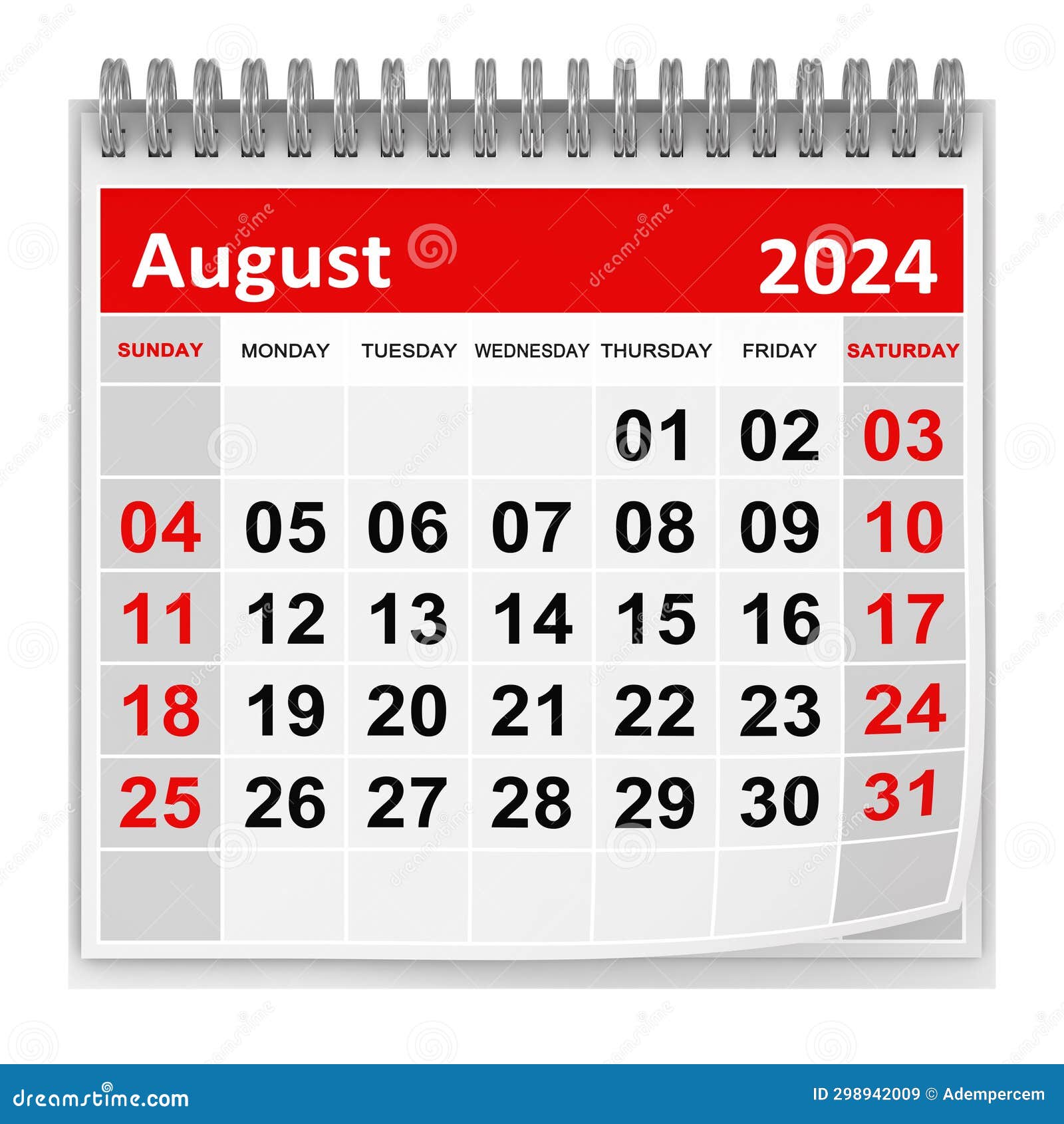 August 2024 Template- Desk Calendar 2024 Year Template, Wall Calendar ...