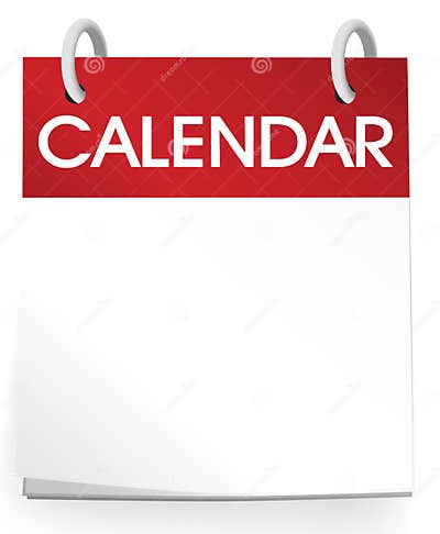 Calendar Blank Vector stock vector. Illustration of reminder - 37221599