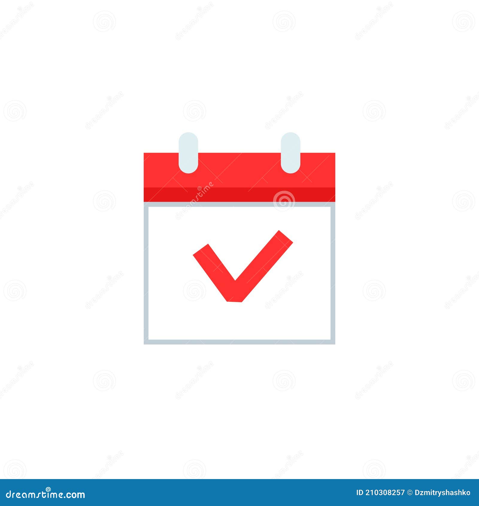 Calendar Check Icon. Clipart Image Stock Vector - Illustration of ...