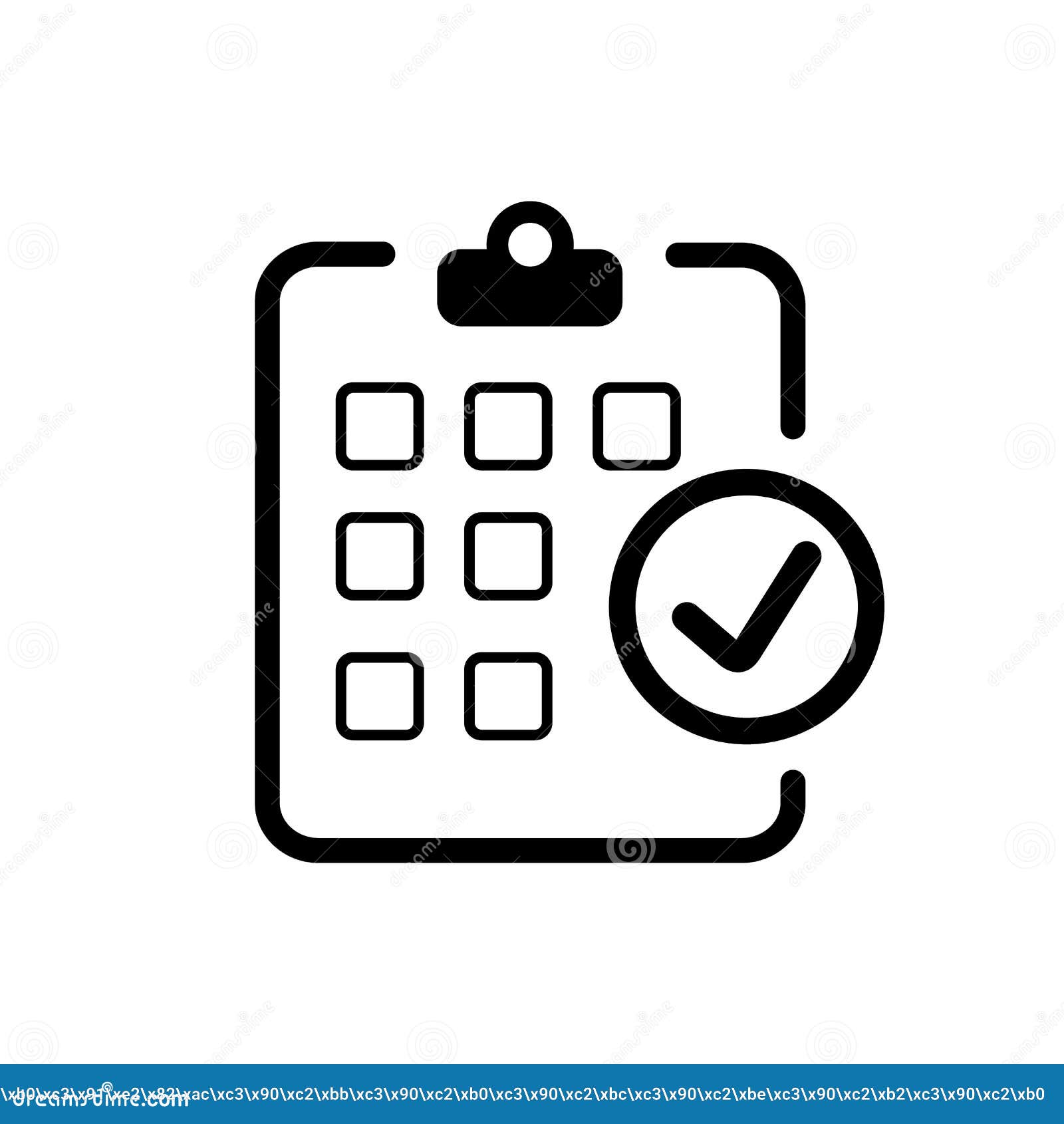 Calendar with Check Mark. Check, Checklist Stock Vector - Illustration ...