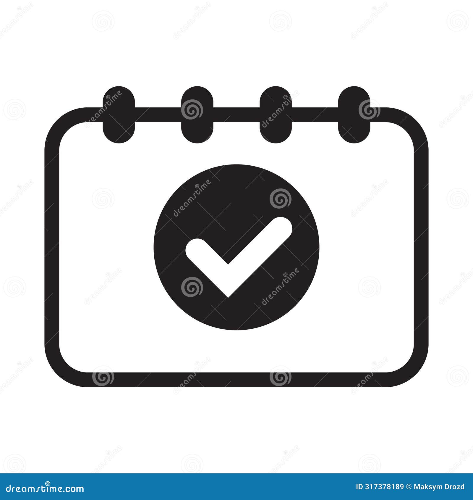 Calendar Check Mark Icon, Save a Date Icon. Stock Vector - Illustration ...