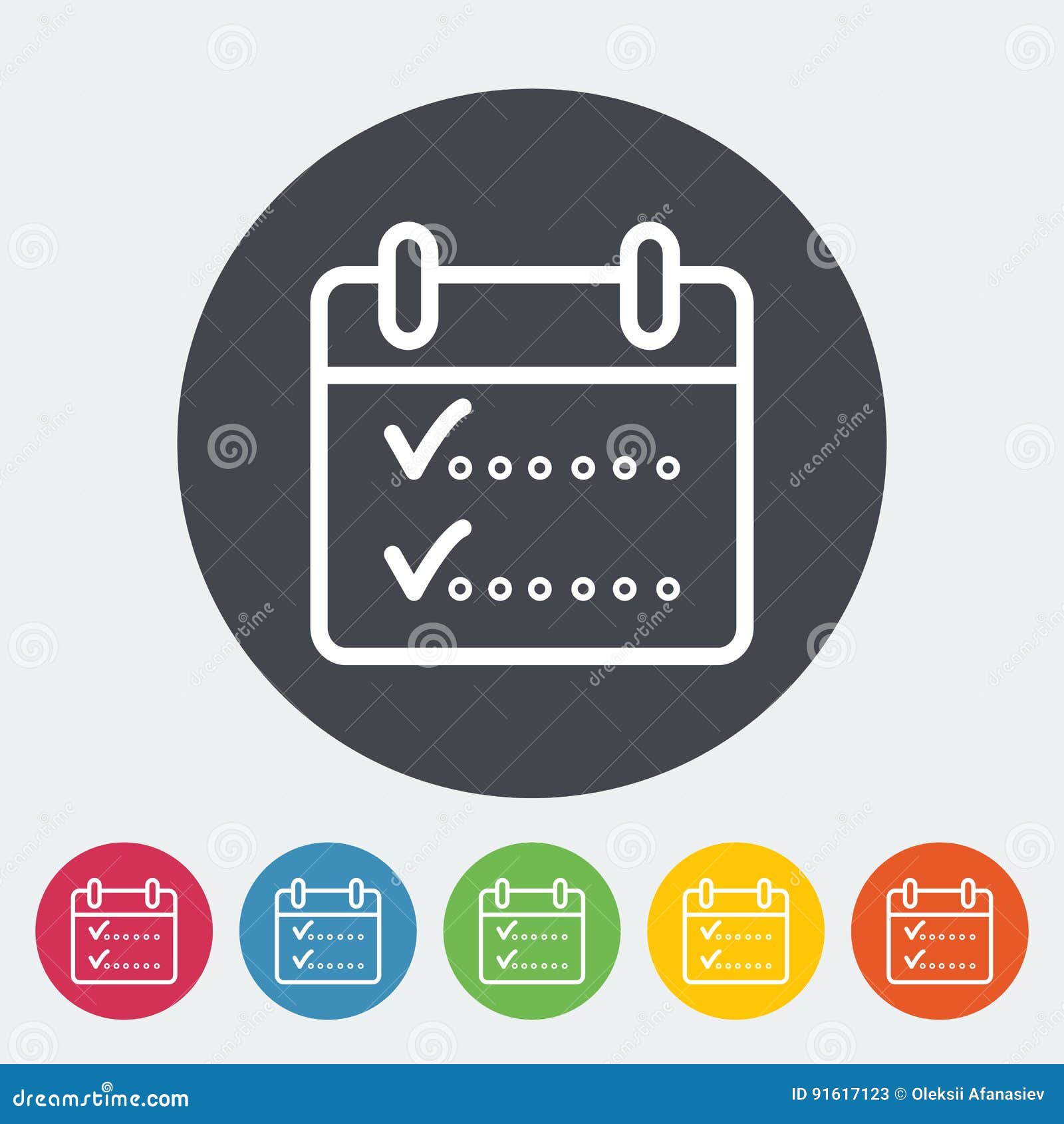 Calendar check stock vector. Illustration of appointment - 91617123