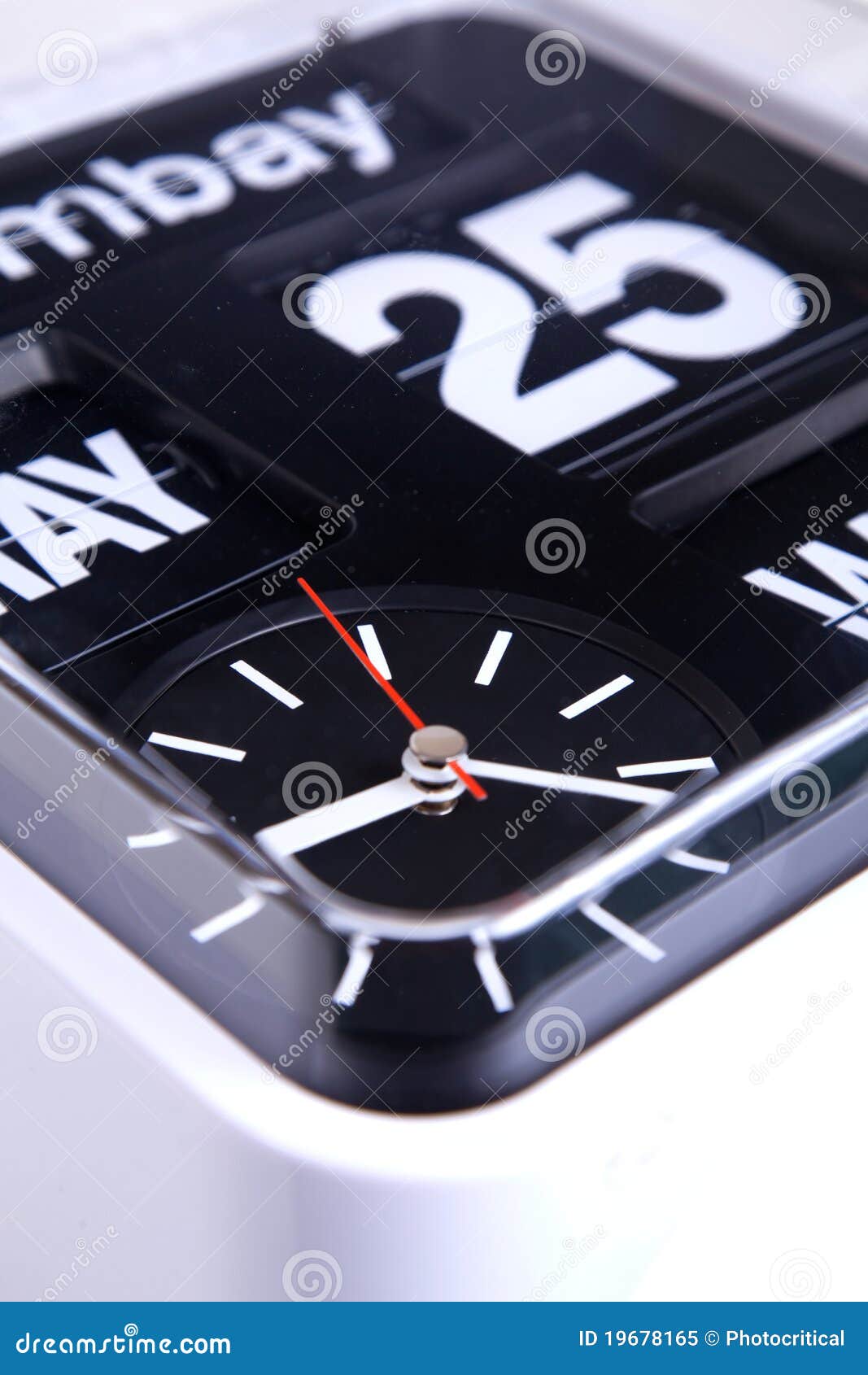 Calendar clock stock image. Image of clock, white, date - 19678165