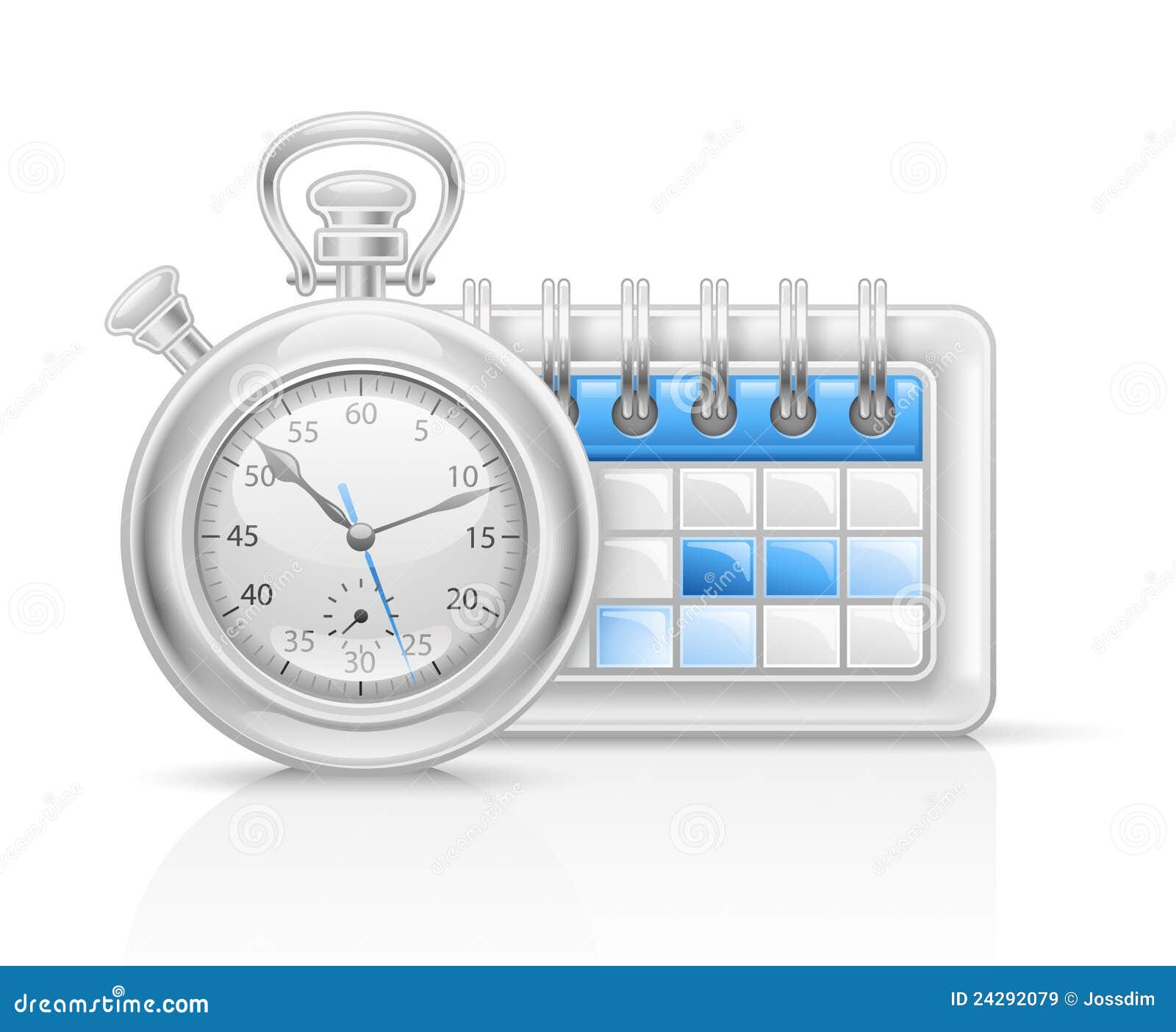 Calendar With Clock Line Icon. Schedule, Agenda, Organizer, Accuracy ...
