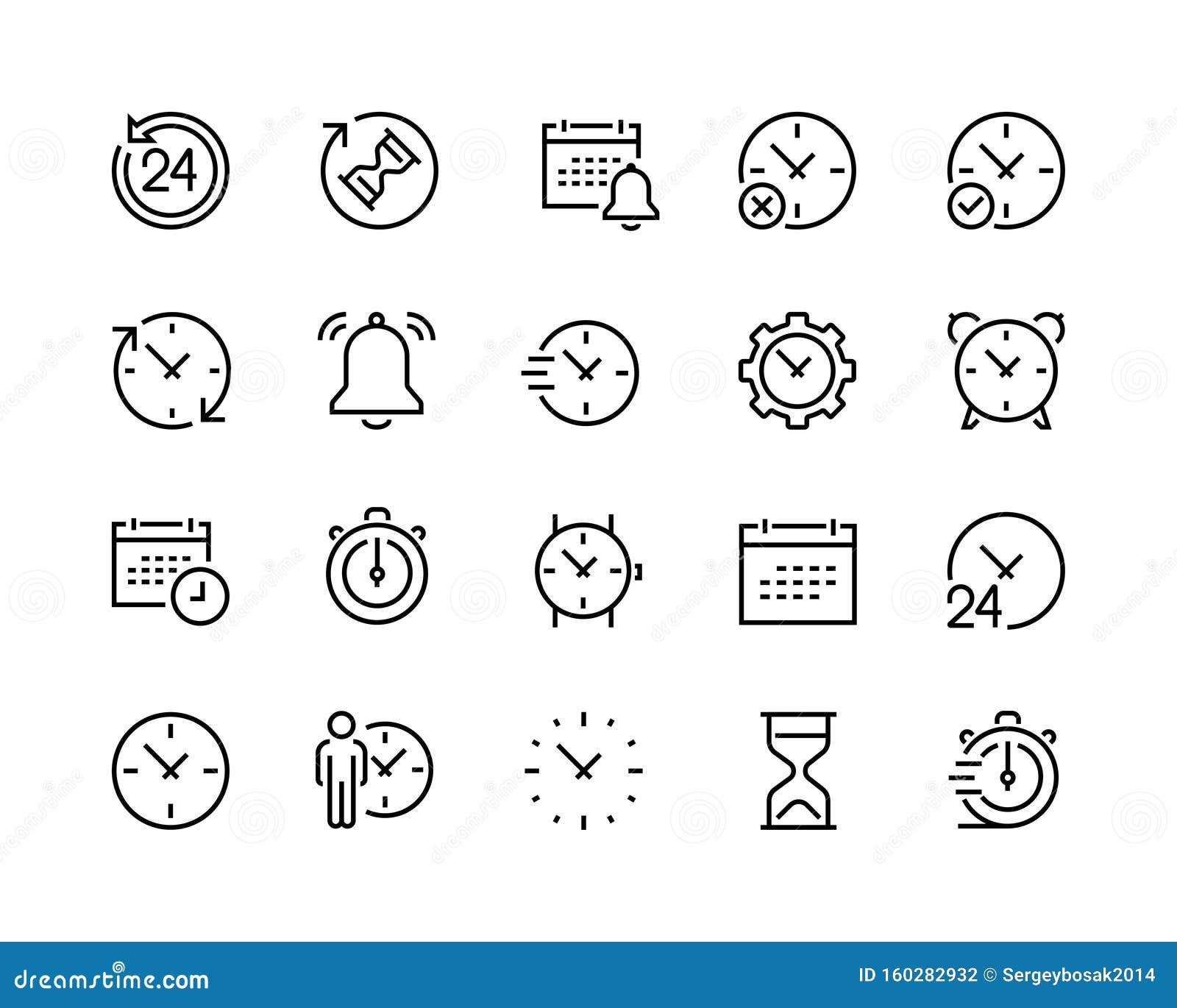 Calendar Icons. Calendar With Week Days. Set Of Calender Icons With ...