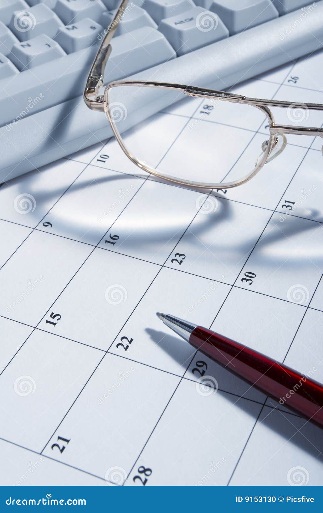 Calendar closeup stock photo. Image of dating, clear, appointment - 9153130