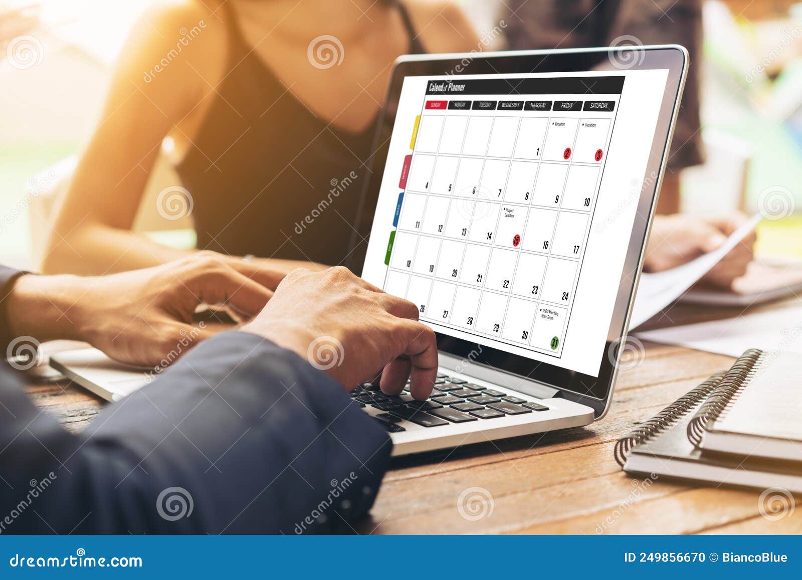 Calendar on Computer Software Application for Modish Schedule Planning ...