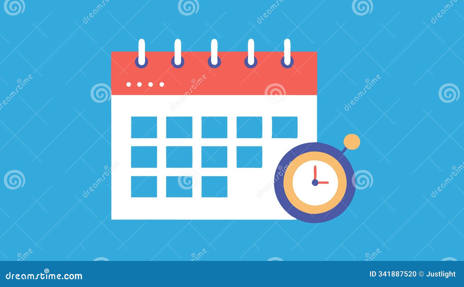 Calendar with Countdown a Wall Calendar Showing the Current Date ...