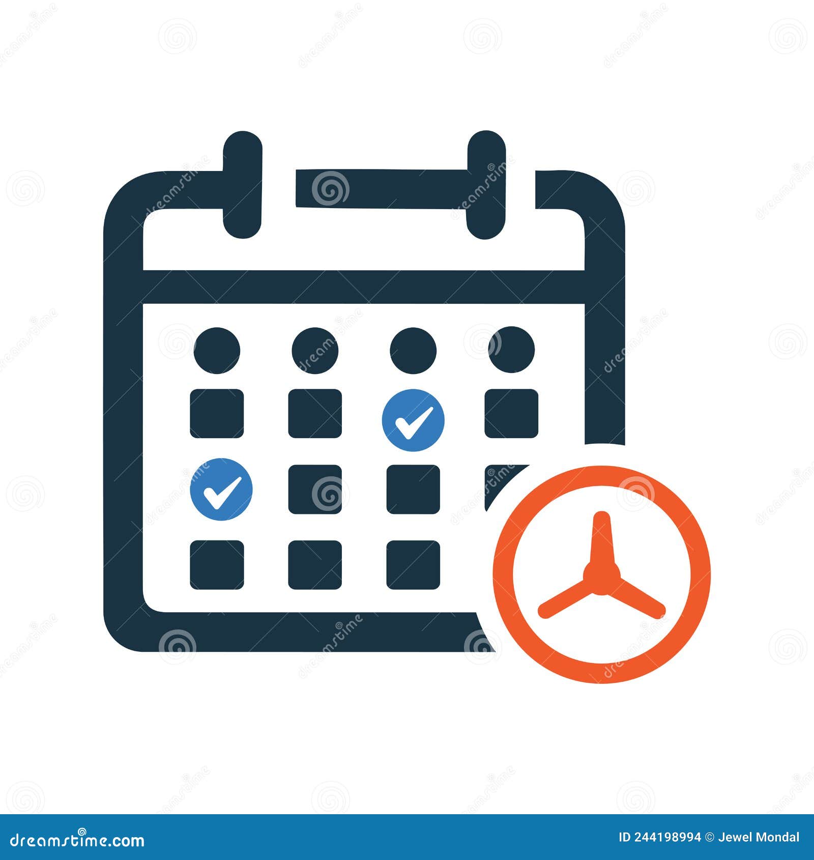 Calendar, Date, Day, Event, Time Icon. Editable Vector Graphics Stock ...