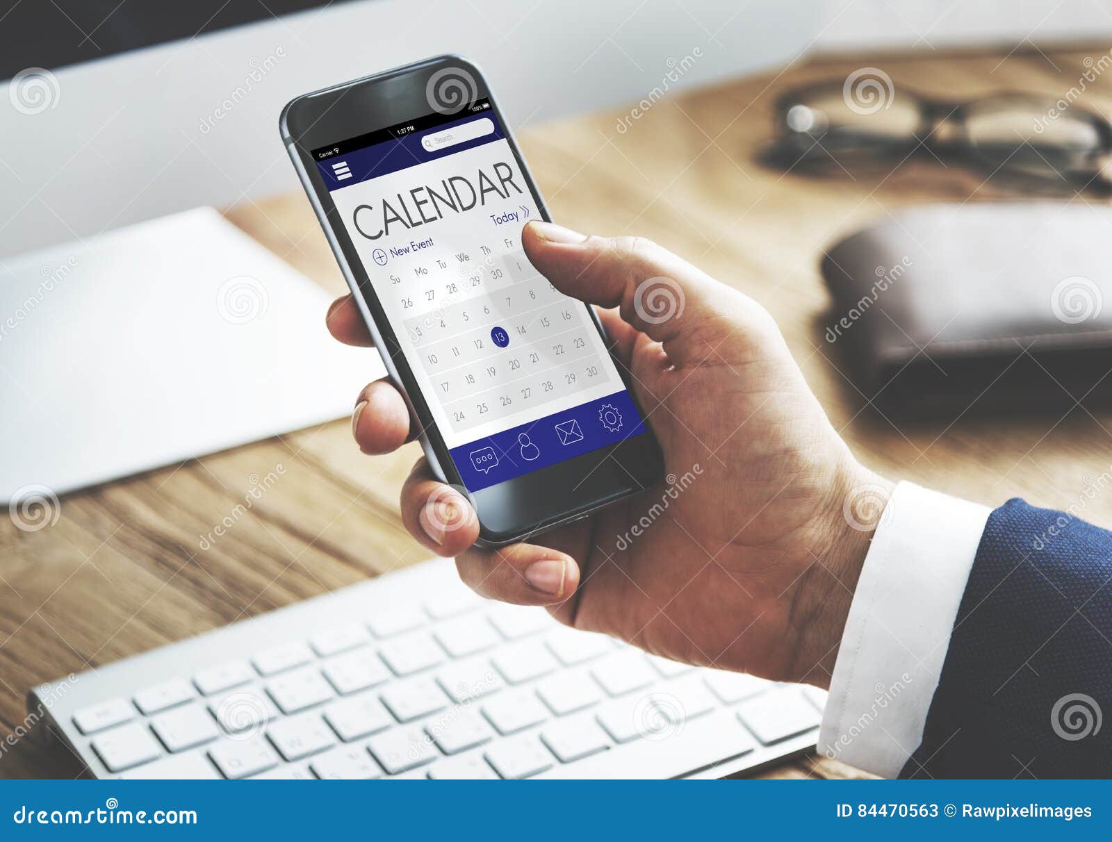 Calendar Date Organizer Planner Concept Stock Image - Image of event ...