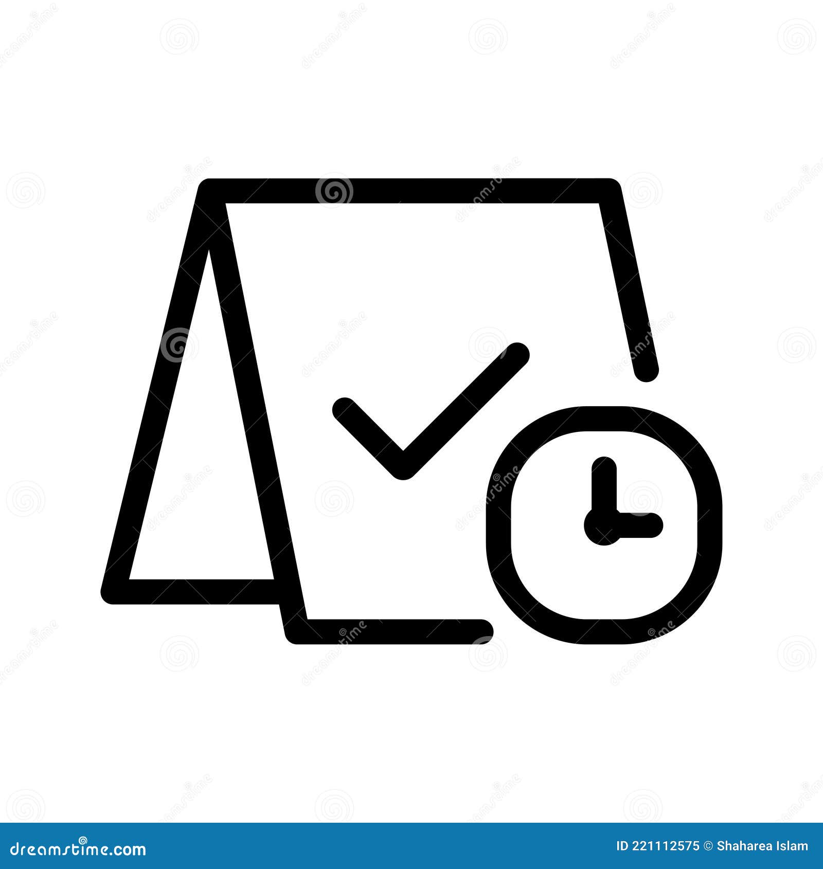 Calendar, Dateline icon stock vector. Illustration of deadline - 221112575